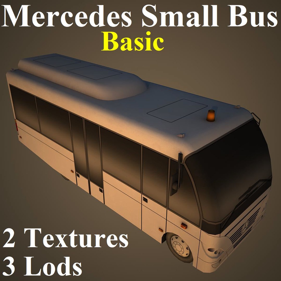 Short Bus Basic Model - TurboSquid 1167967