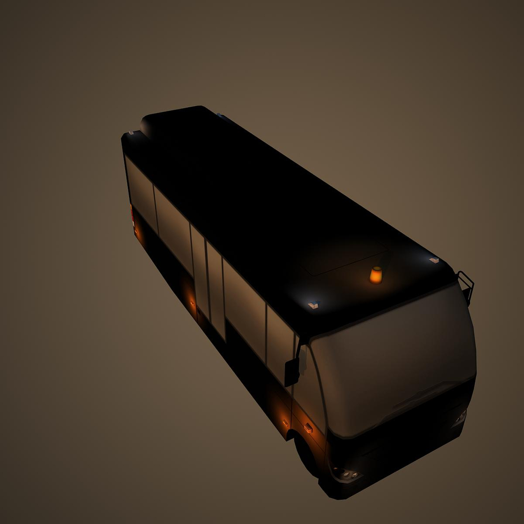 Short Bus Basic Model - TurboSquid 1167967