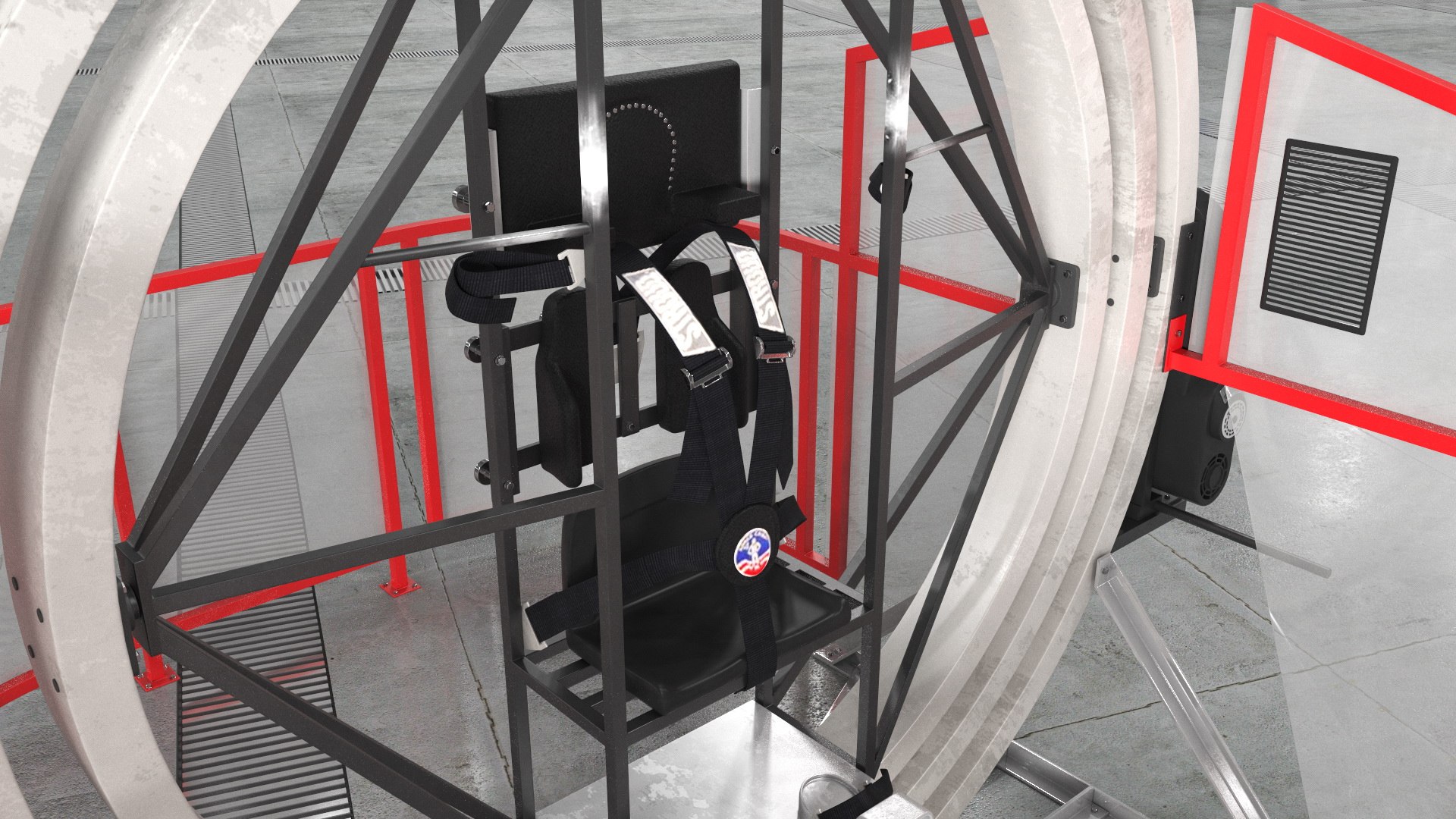 3D Astronaut Multi Axis Trainer model - TurboSquid 2131000