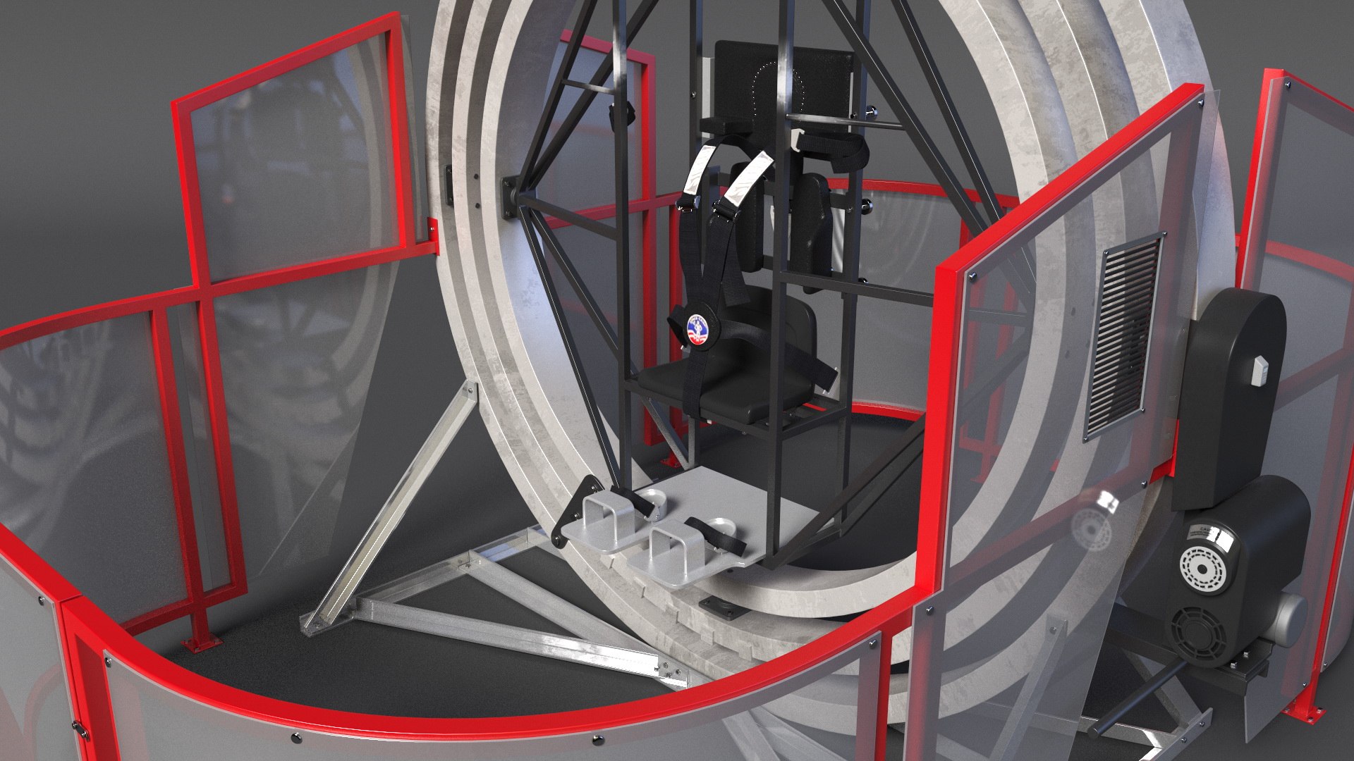 3D Astronaut Multi Axis Trainer model - TurboSquid 2131000