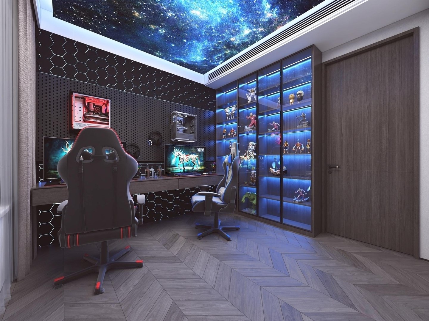 电子竞技 现代房间3D模型 - TurboSquid 2123028