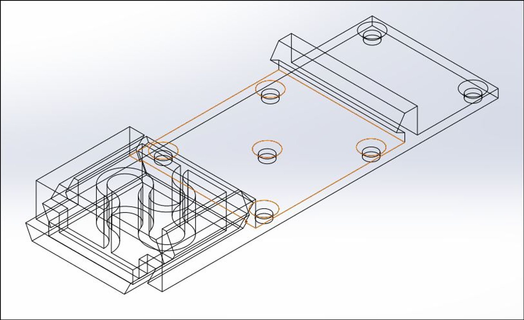 3D Model 35mm DIN Rail Fixing Clamp - TurboSquid 2270438