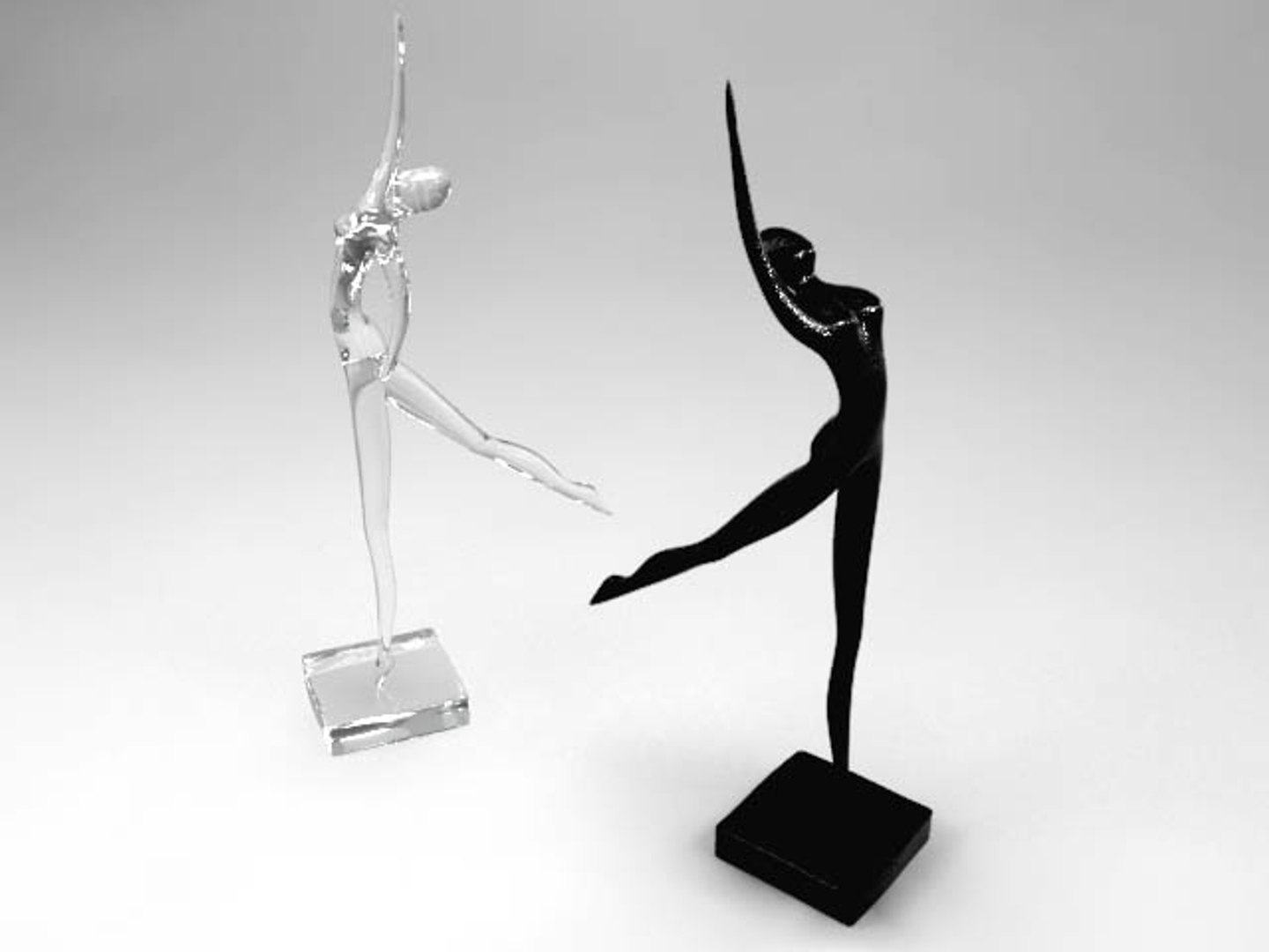 3d max modern statue