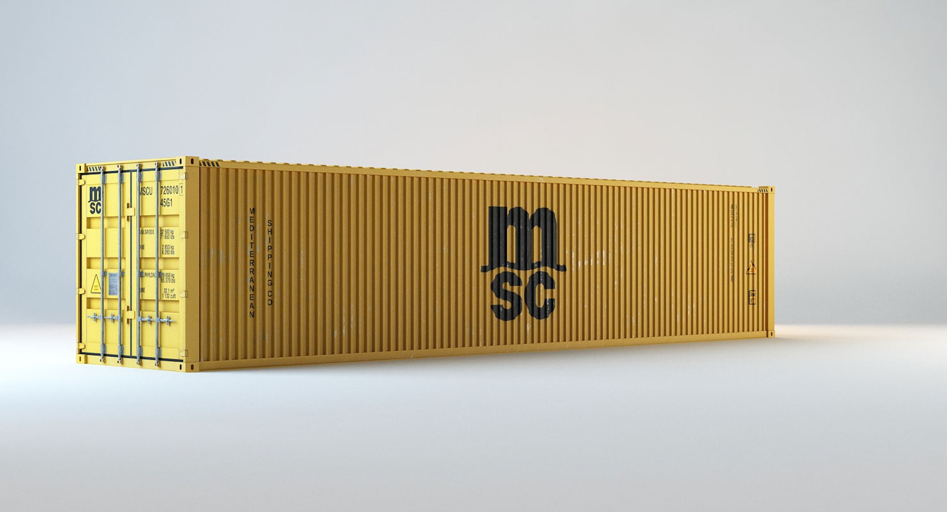 3d 40 feet container o