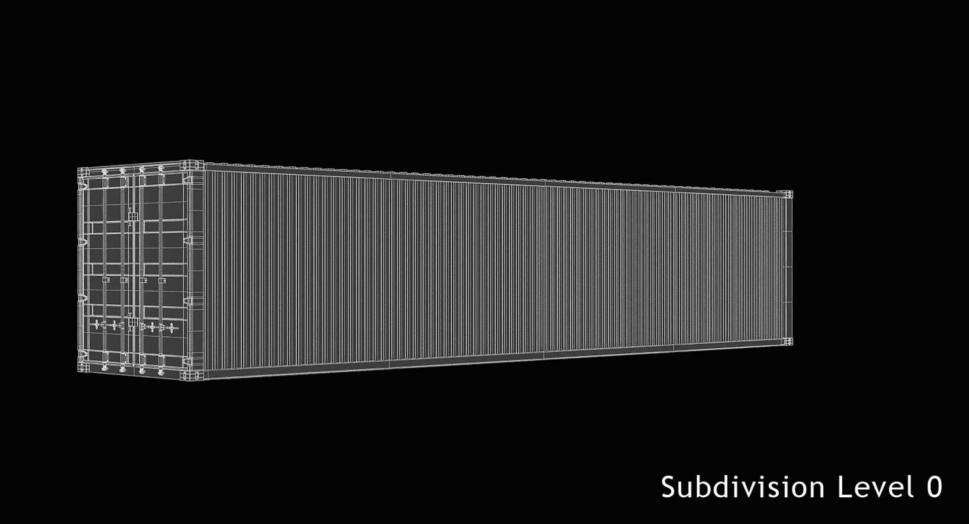 3d 40 feet container o