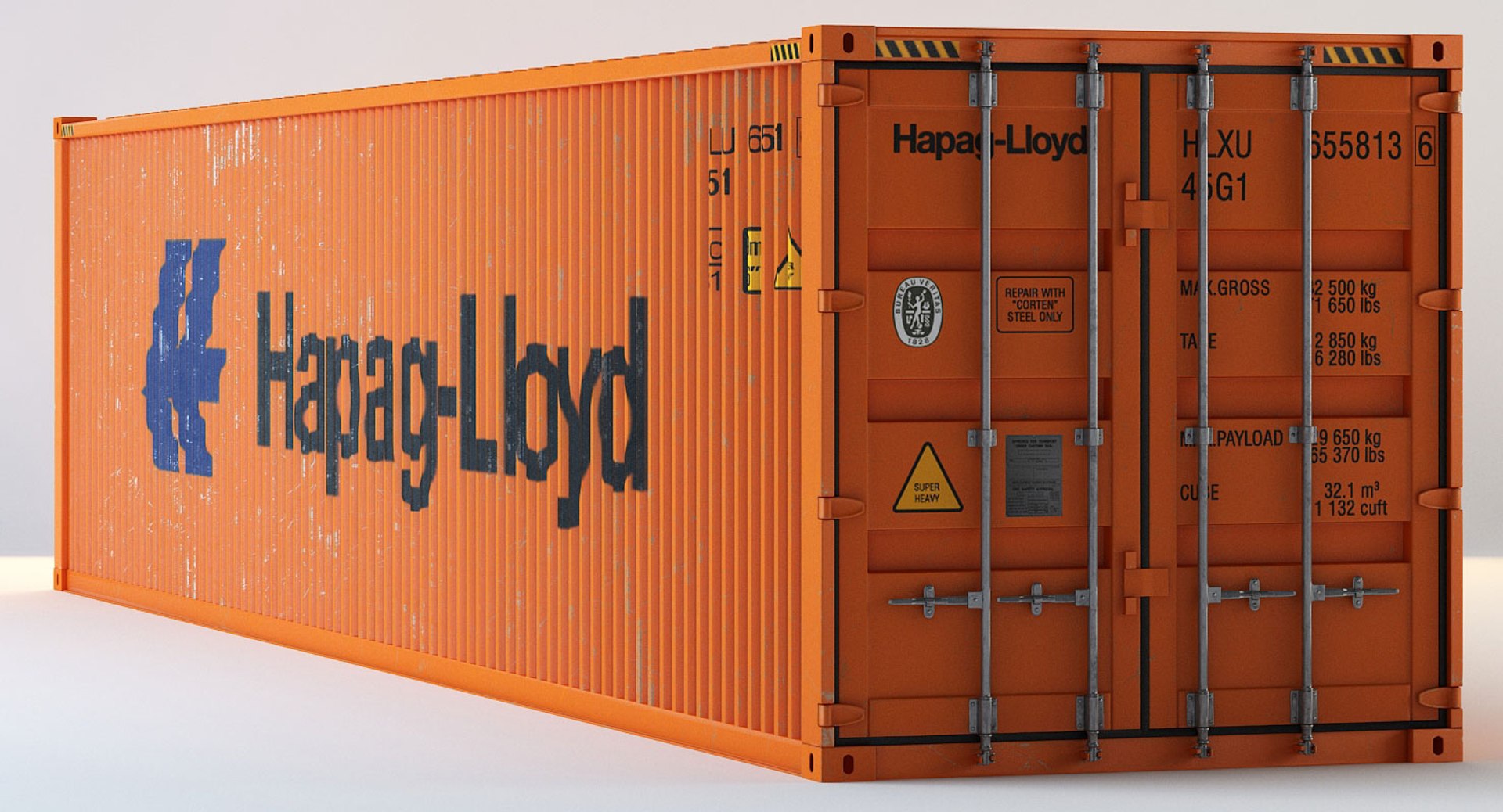 3d 40 feet container o
