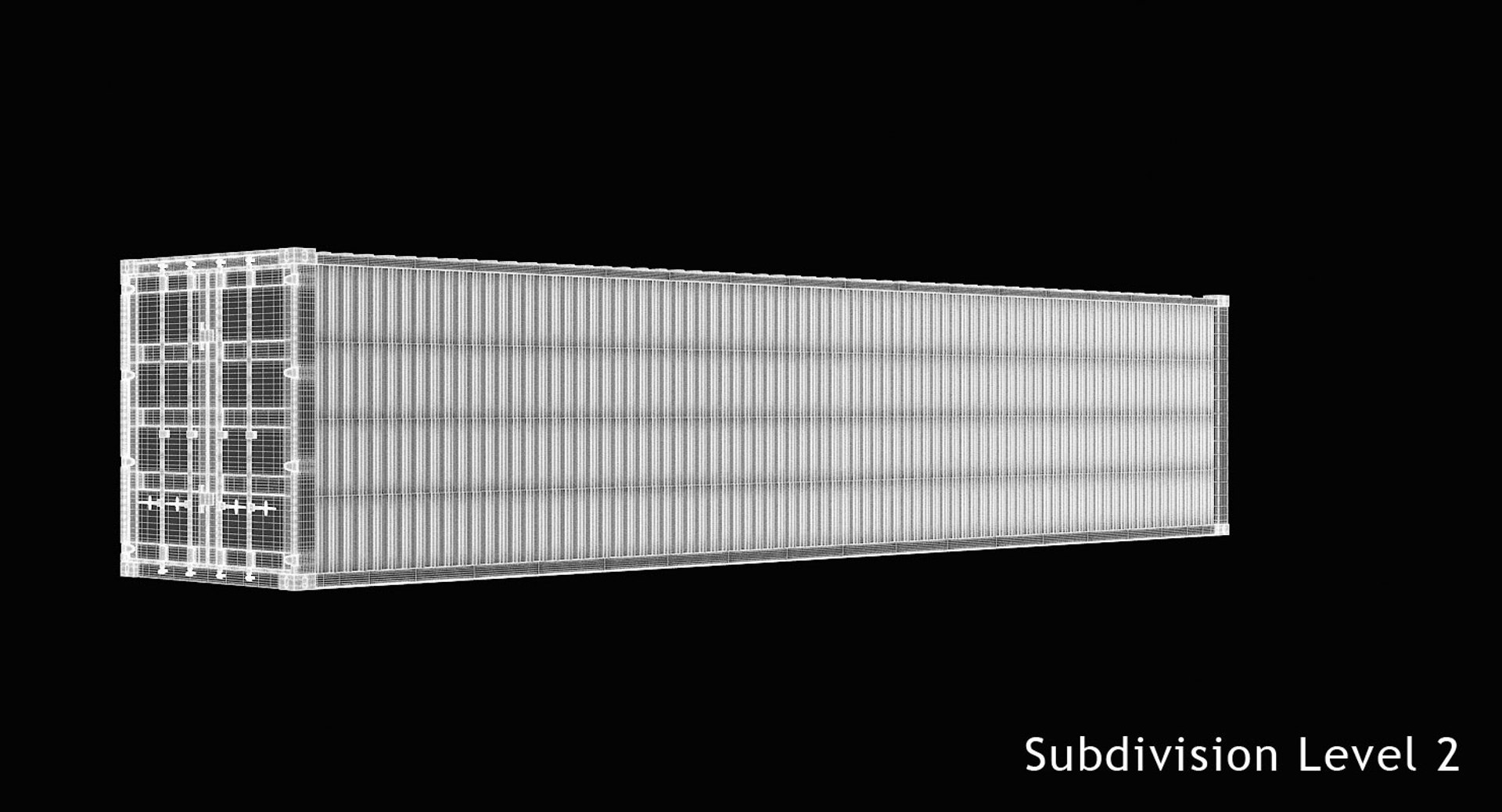 3d 40 feet container o