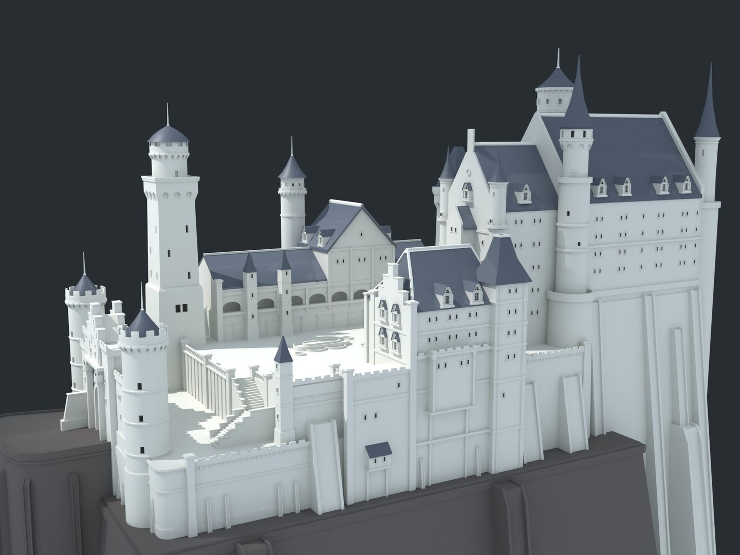 Neuschwanstein 3D - TurboSquid 1948329