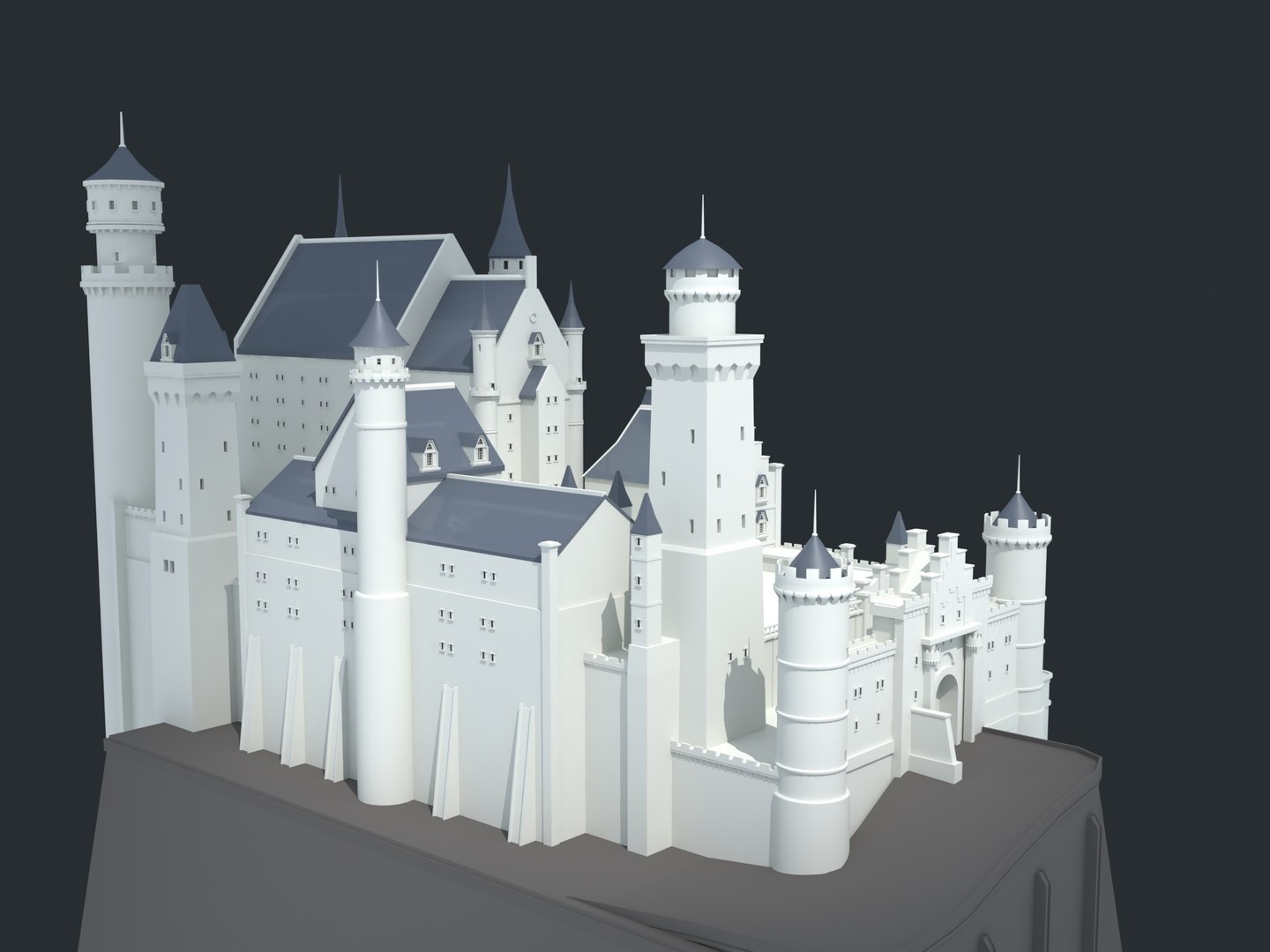 Neuschwanstein 3D - TurboSquid 1948329