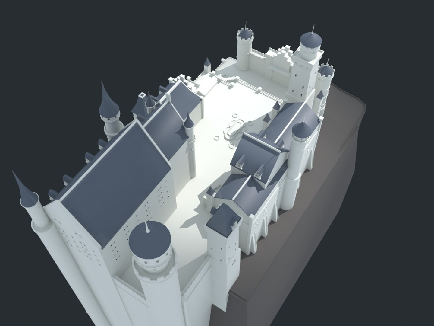 Neuschwanstein 3D - TurboSquid 1948329