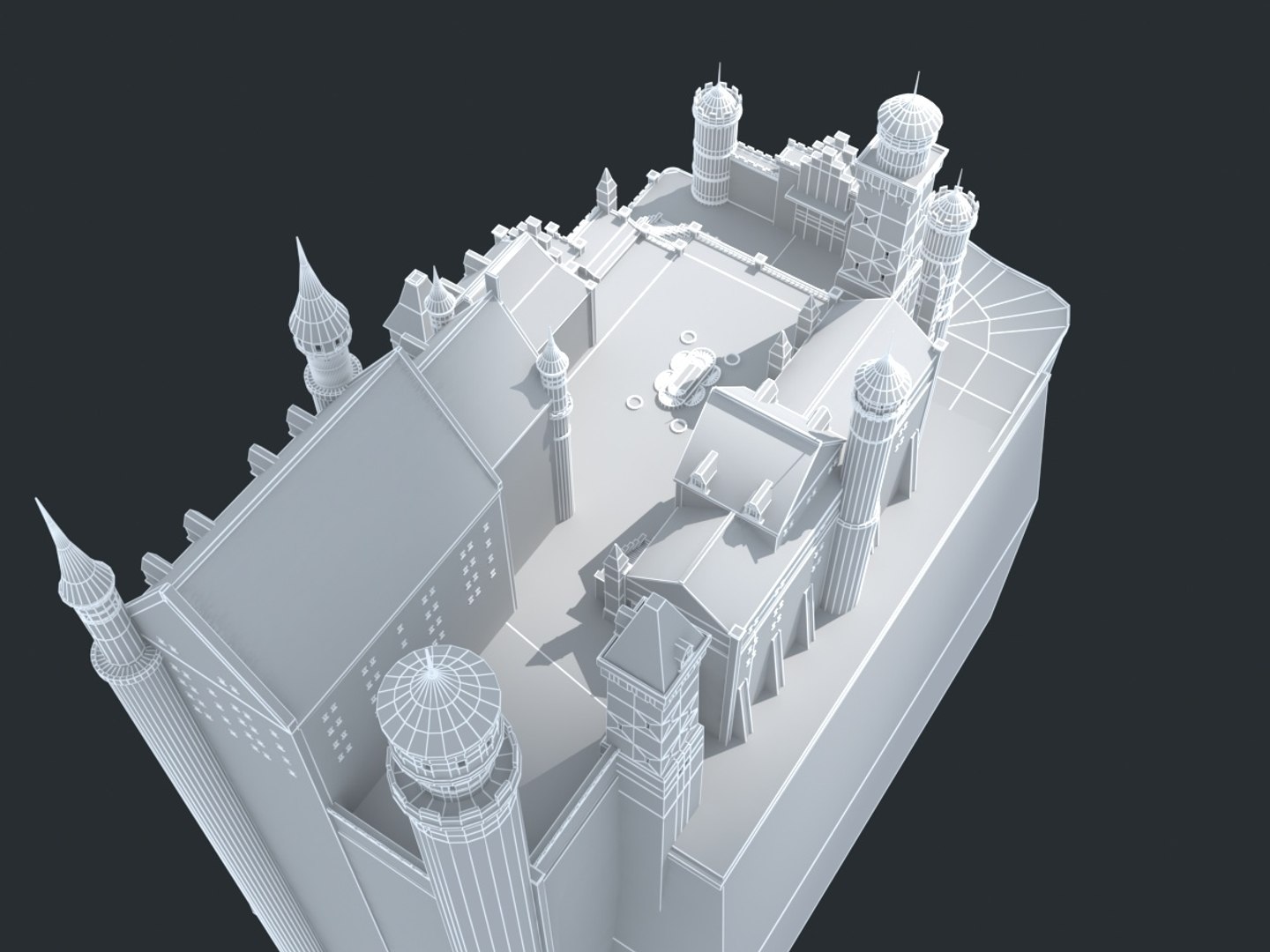 Neuschwanstein 3D - TurboSquid 1948329