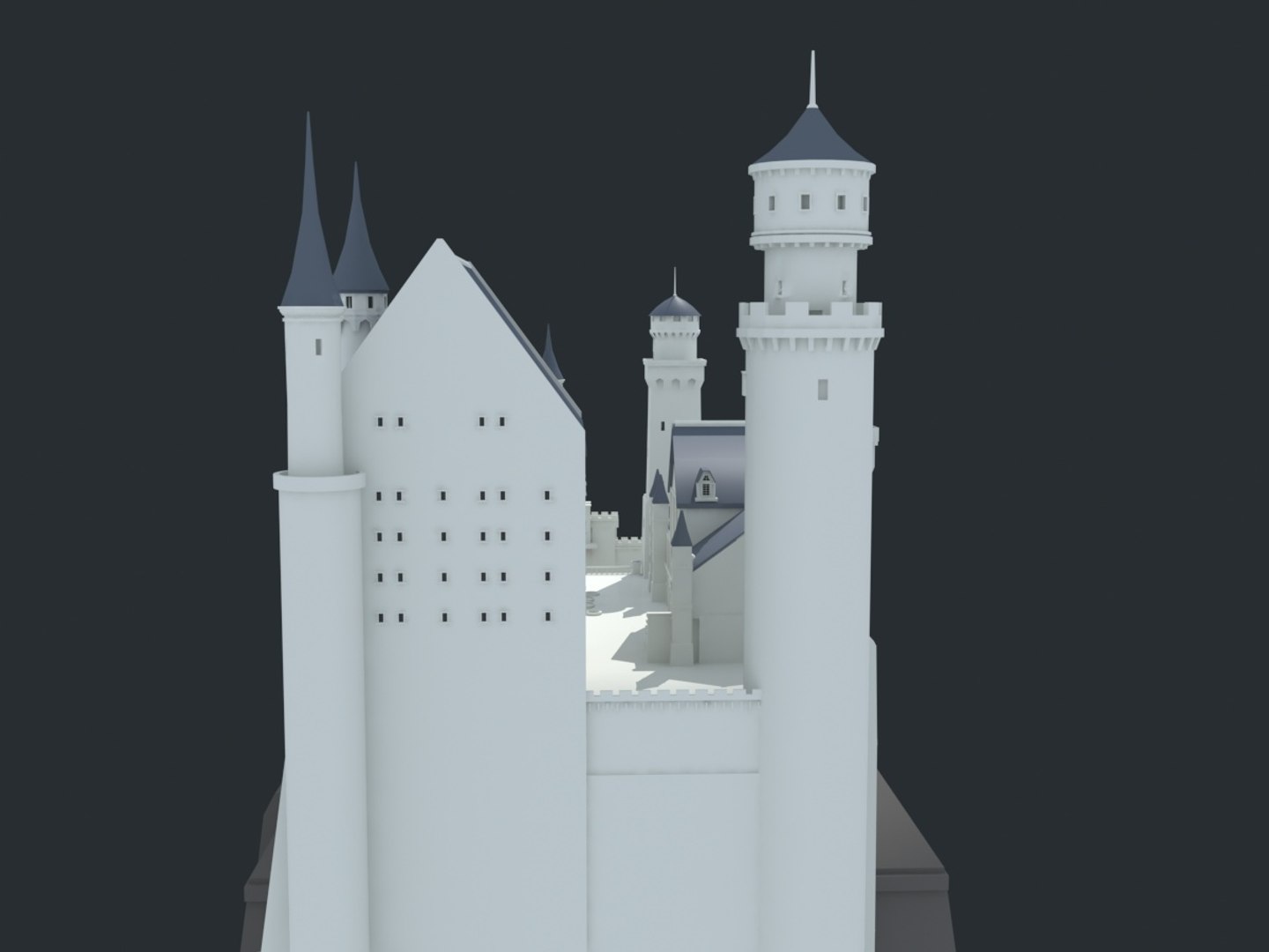 Neuschwanstein 3D - TurboSquid 1948329