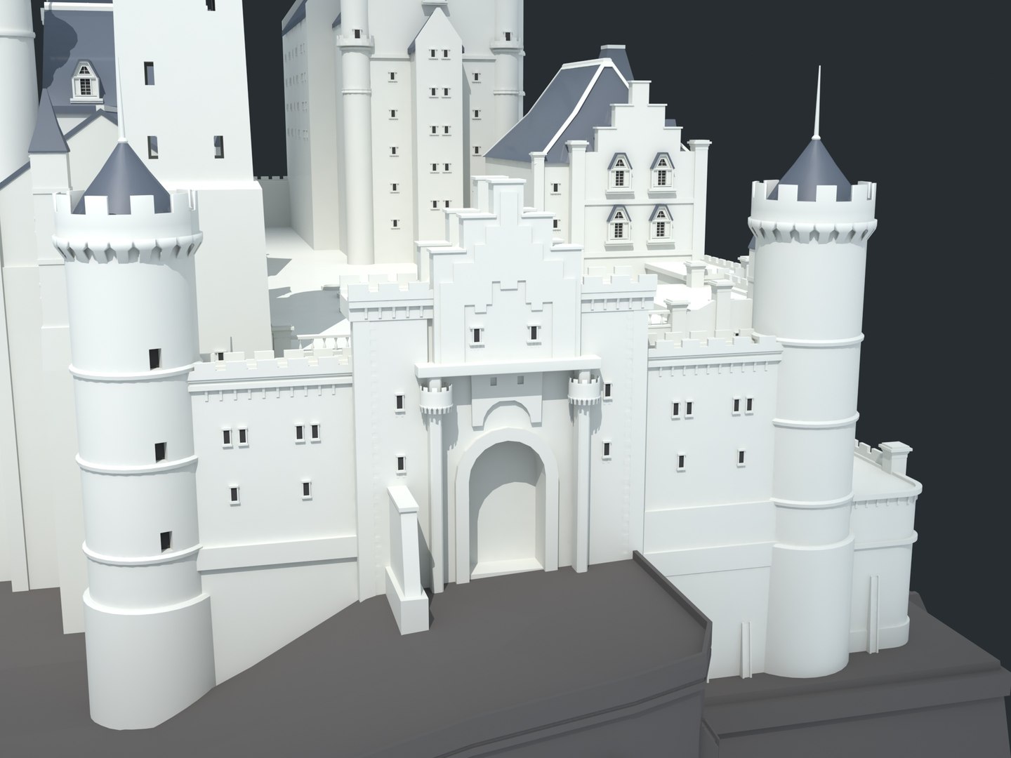 Neuschwanstein 3D - TurboSquid 1948329