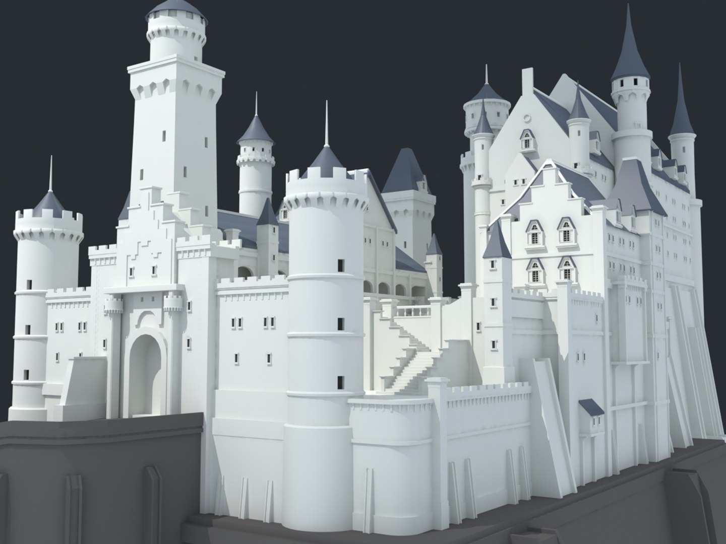 Neuschwanstein 3D - TurboSquid 1948329