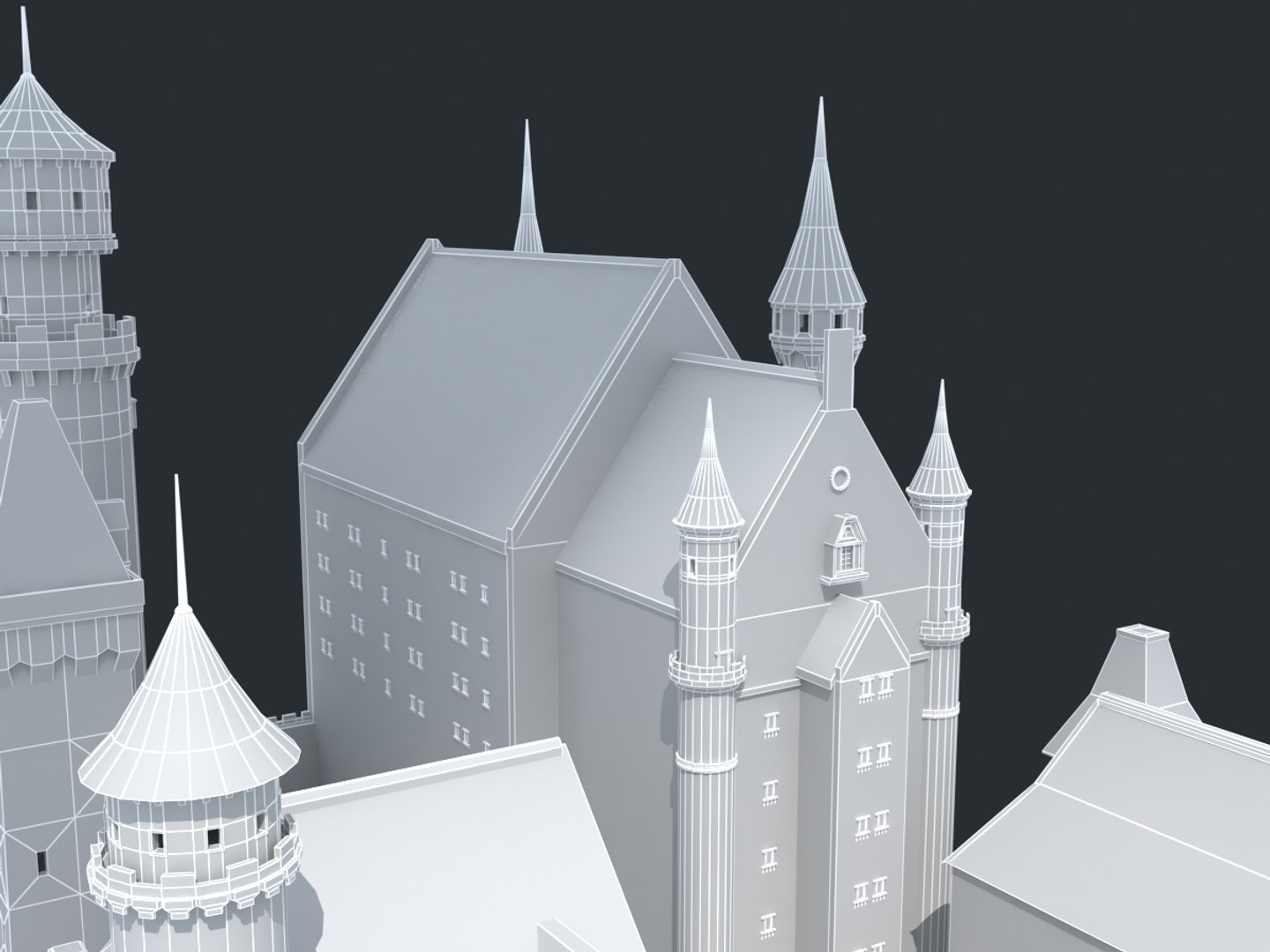 Neuschwanstein 3D - TurboSquid 1948329