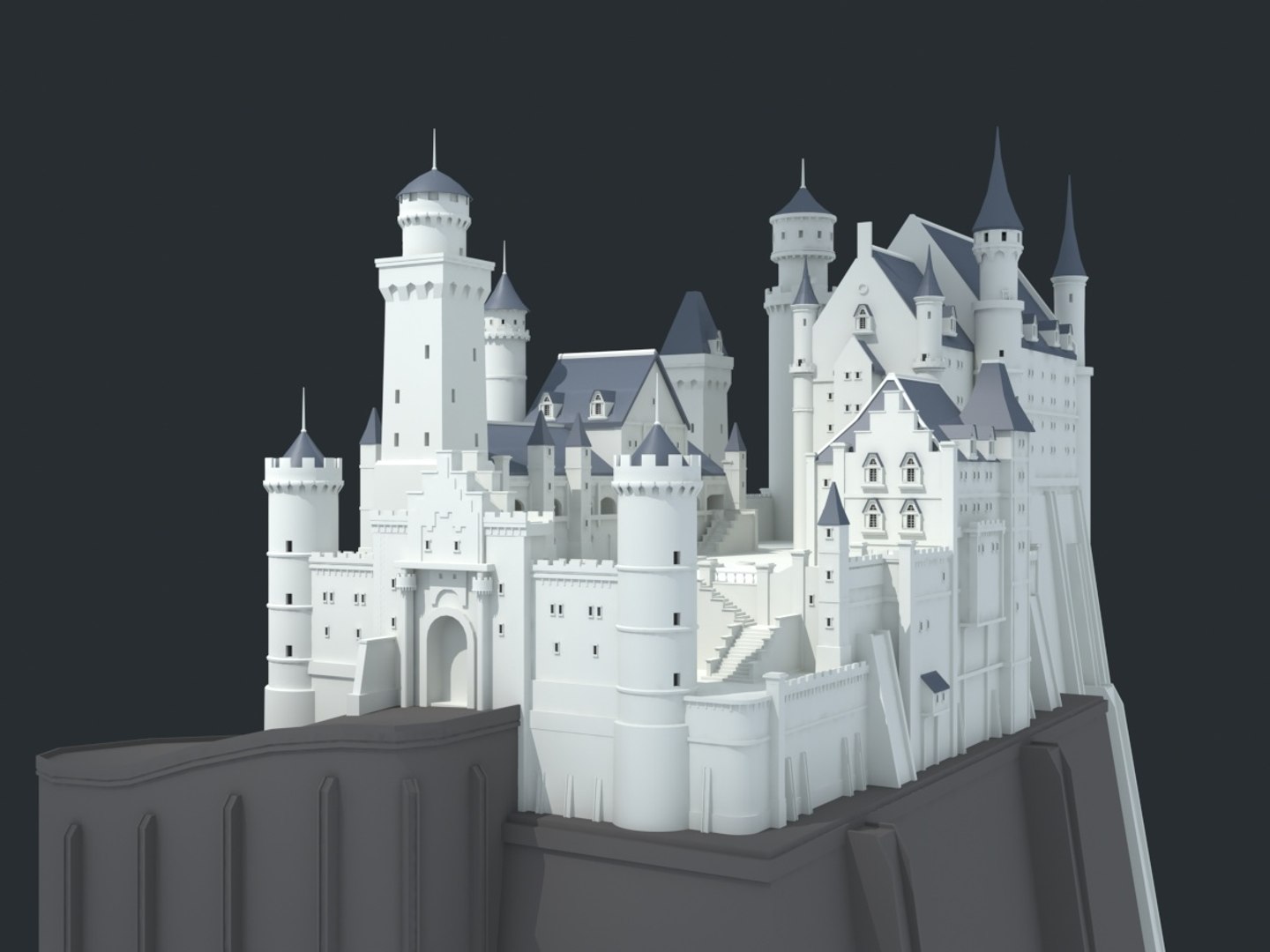 Neuschwanstein 3D - TurboSquid 1948329