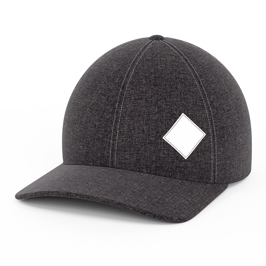 Baseball Cap With Qr Code 3D - TurboSquid 1819468