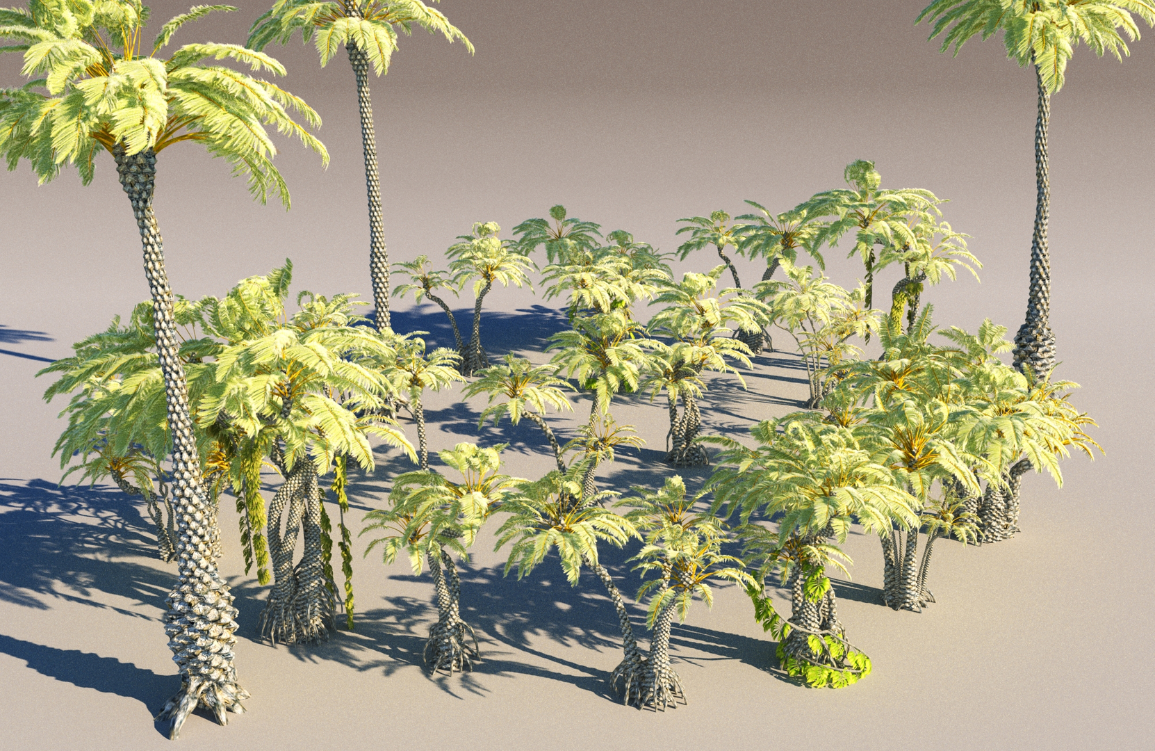 3D Prehistoric Plants Tree - TurboSquid 1674012