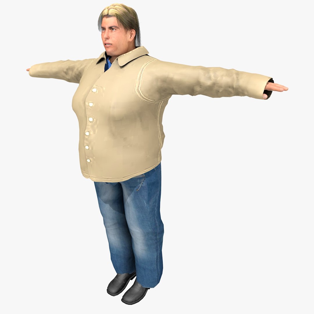 Realistically Joe Male Body 3d Model