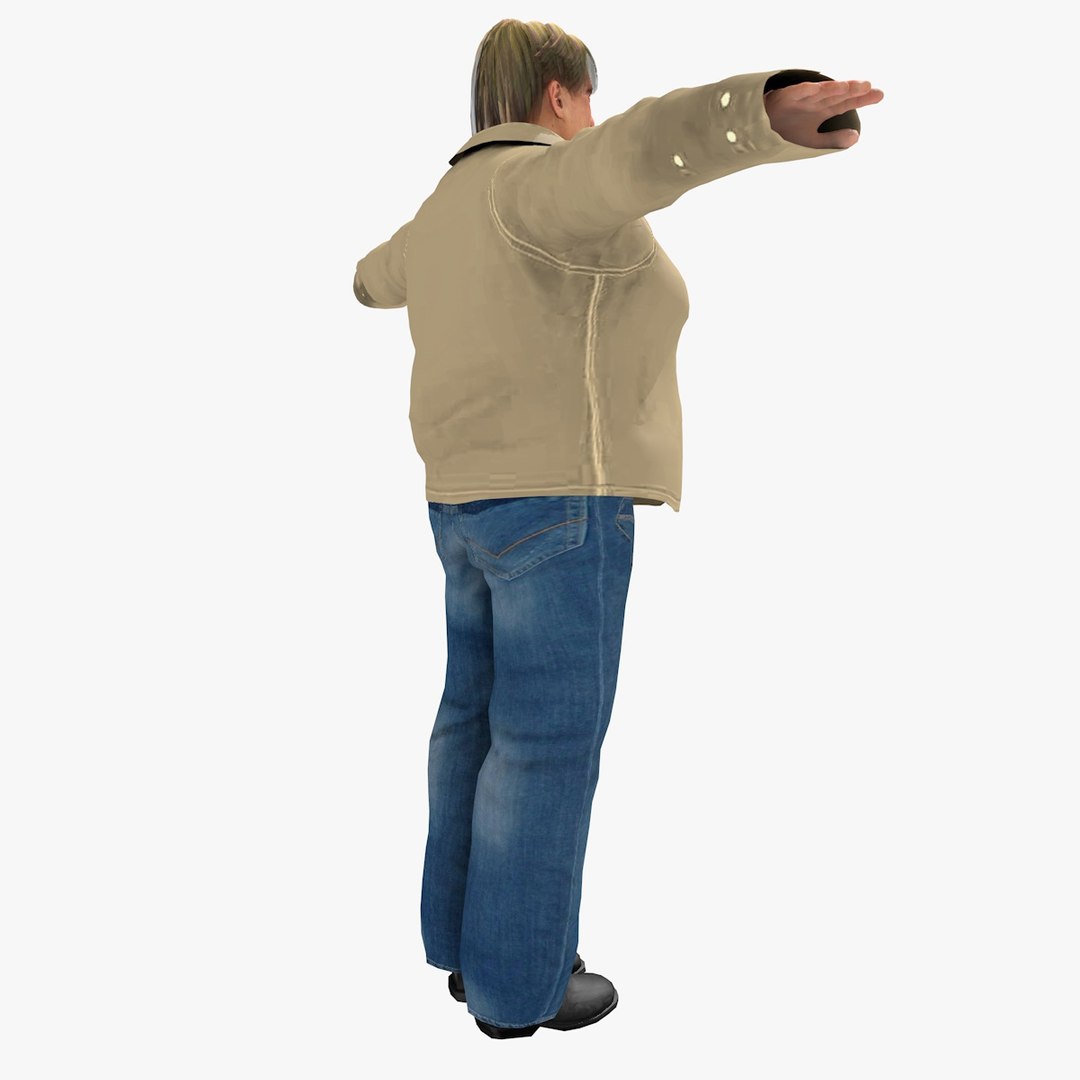 Realistically Joe Male Body 3d Model