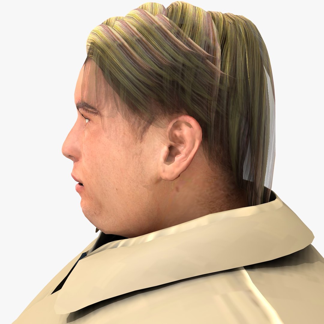 realistically joe male body 3d model