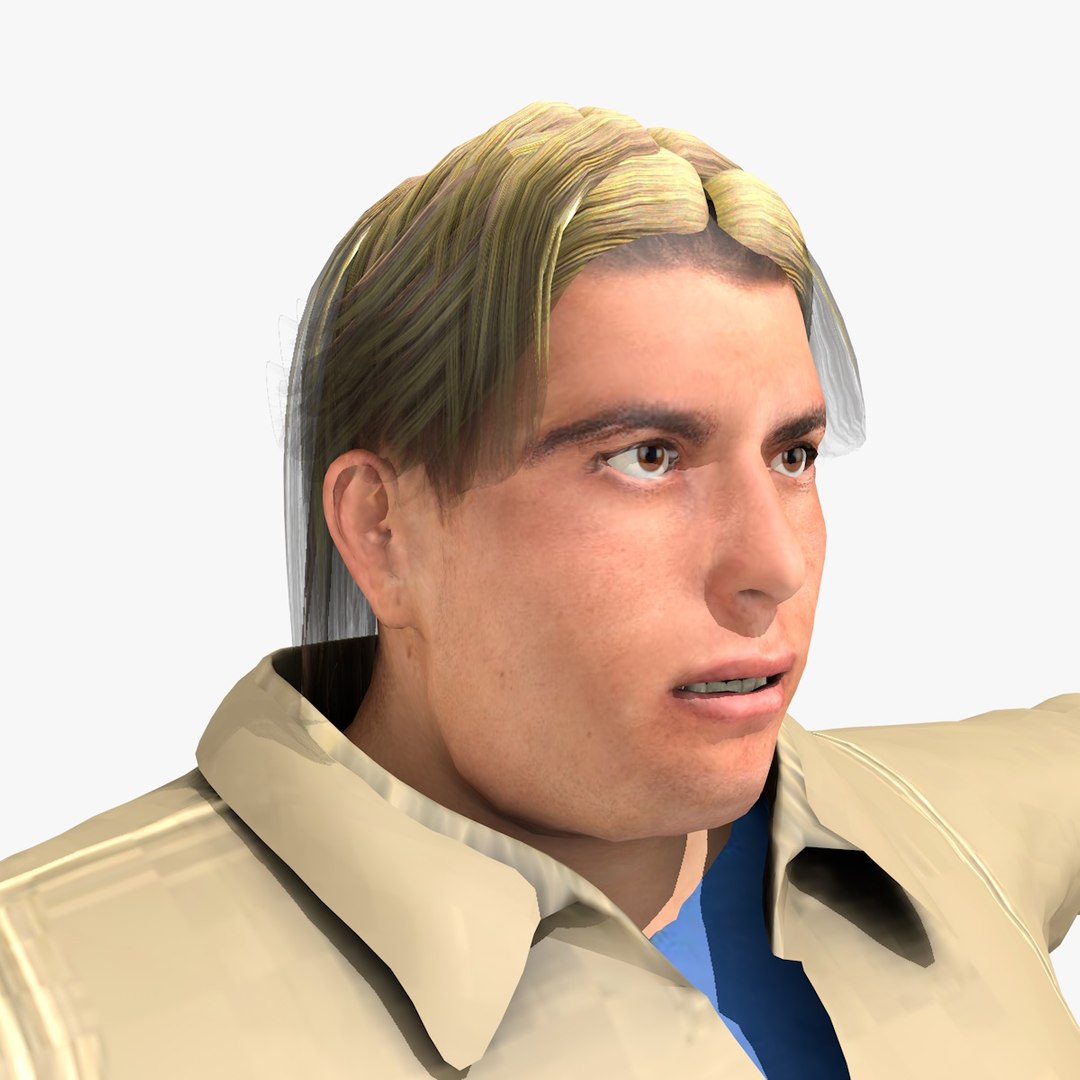 Realistically Joe Male Body 3d Model