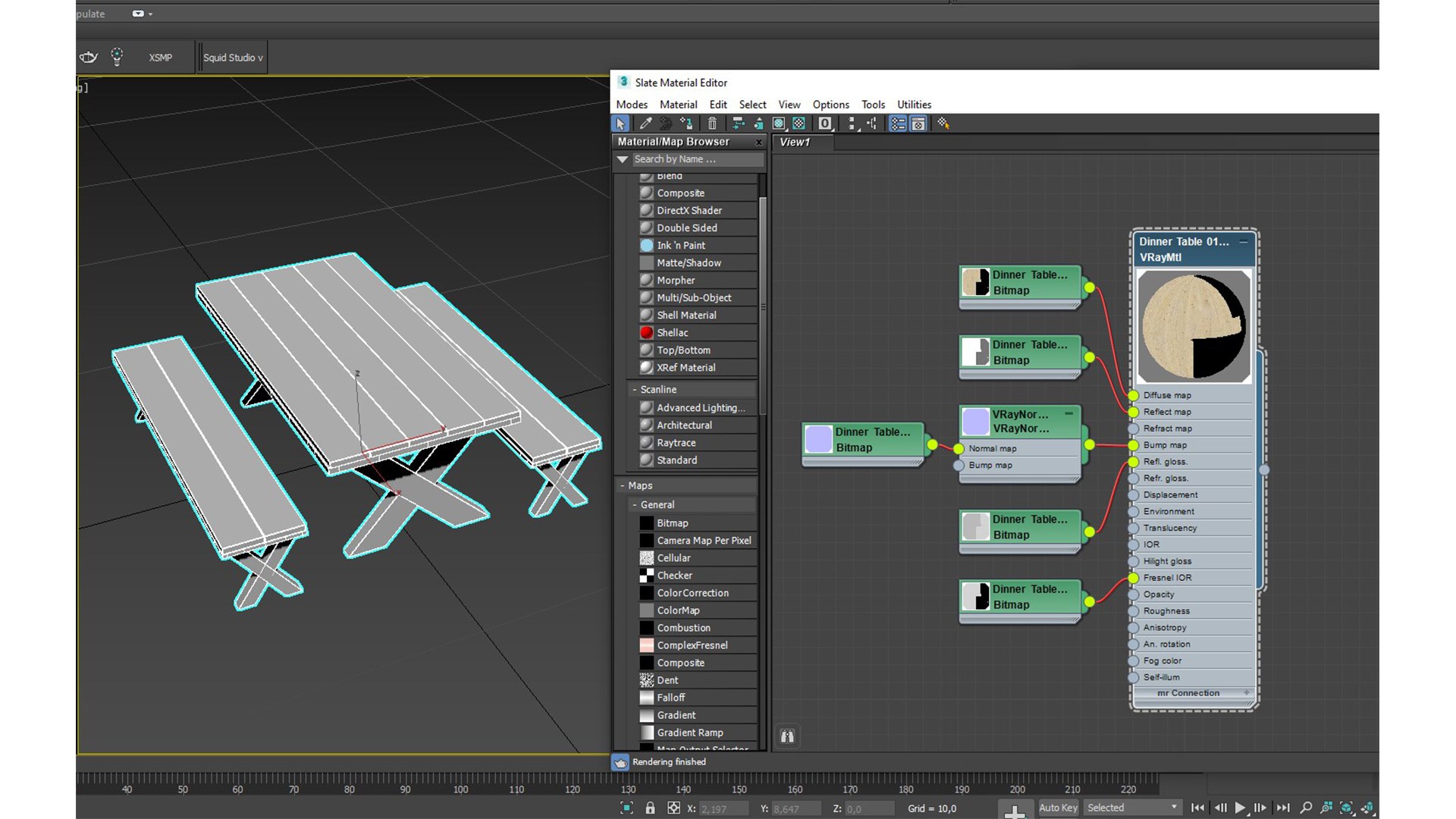 3D Park Table 01 PBR - TurboSquid 1968668