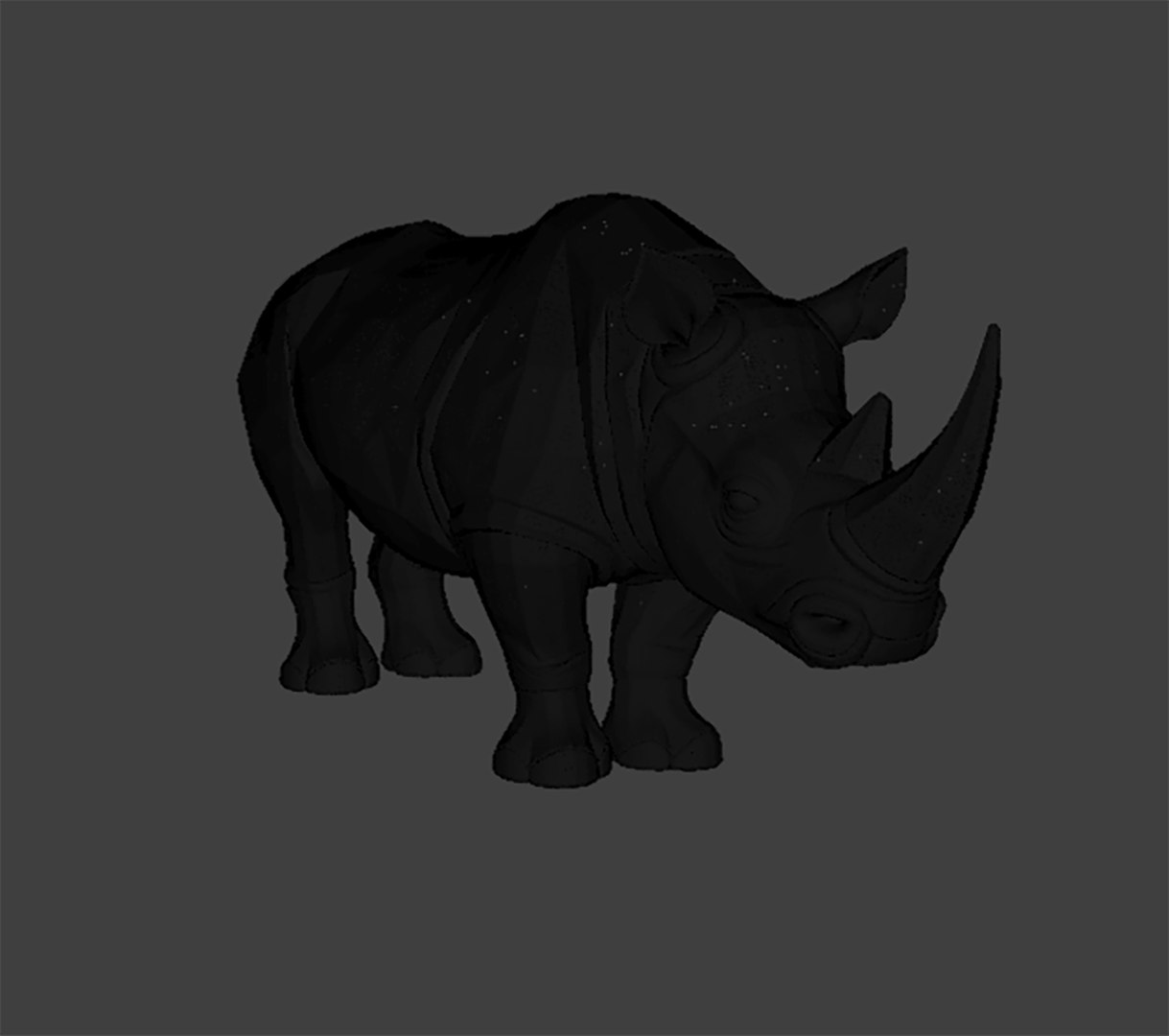 Low-Poly Rhino 3D Printable 3D Print Model 3D Model - TurboSquid 2466829