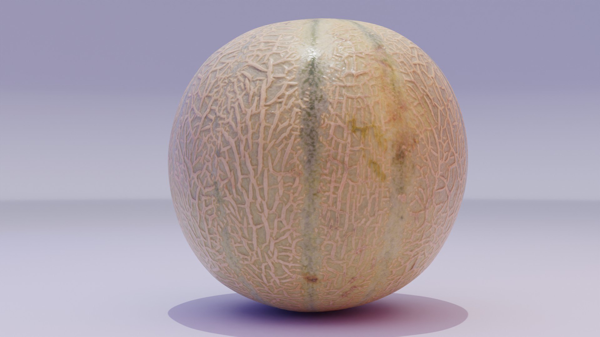 3D Model Melon Low Poly 3D Model - TurboSquid 1723431