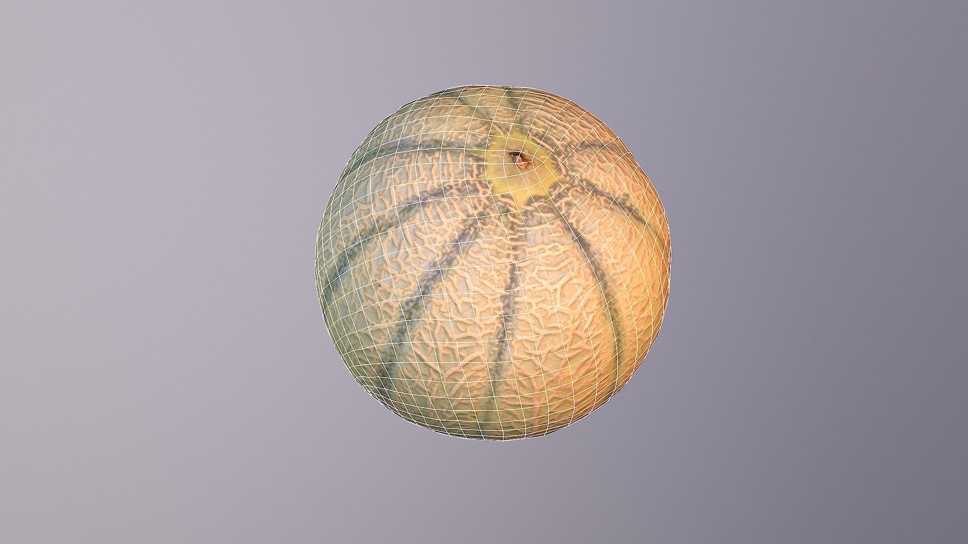 3D Model Melon Low Poly 3D Model - TurboSquid 1723431