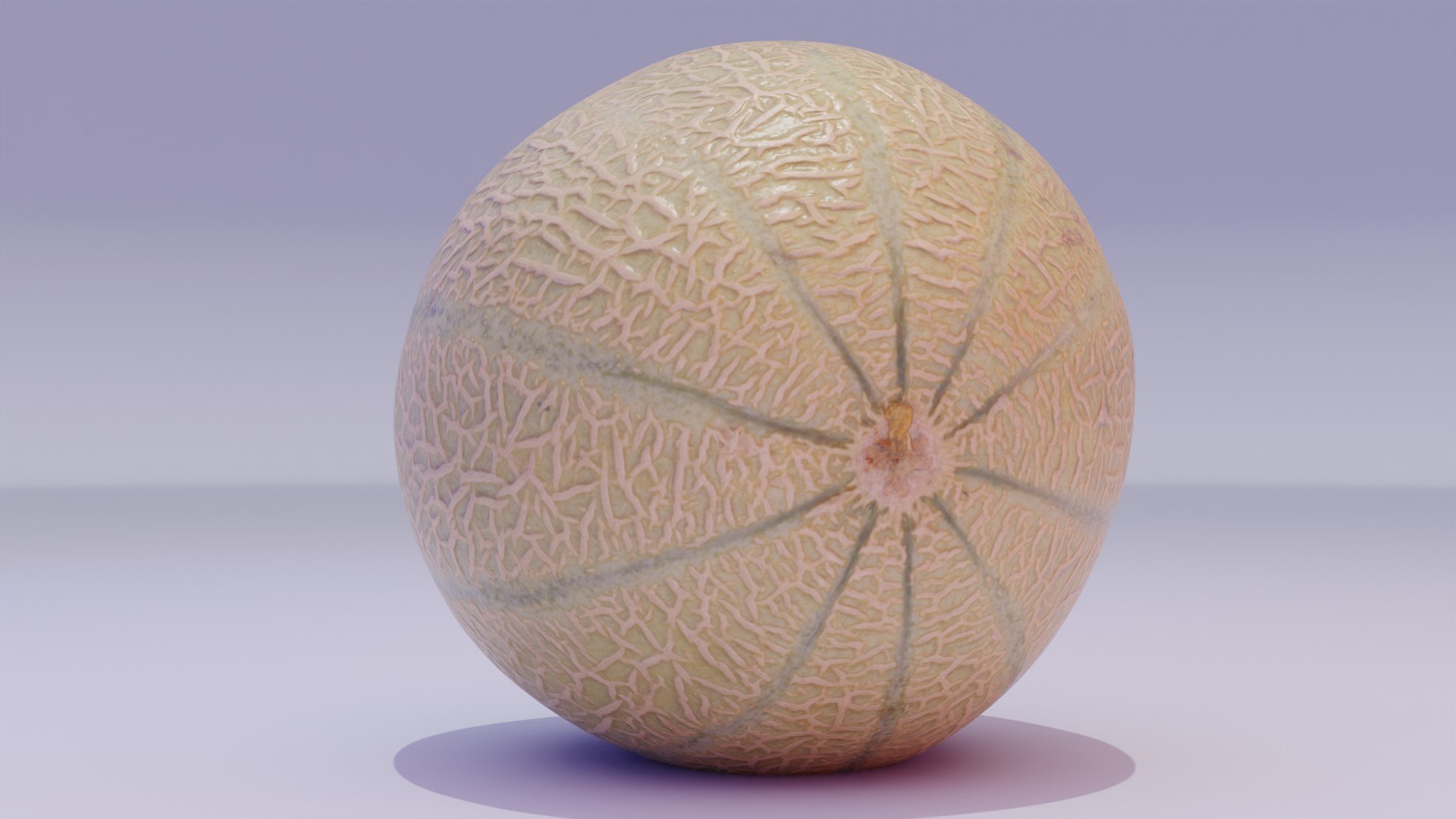 3D Model Melon Low Poly 3D Model - TurboSquid 1723431