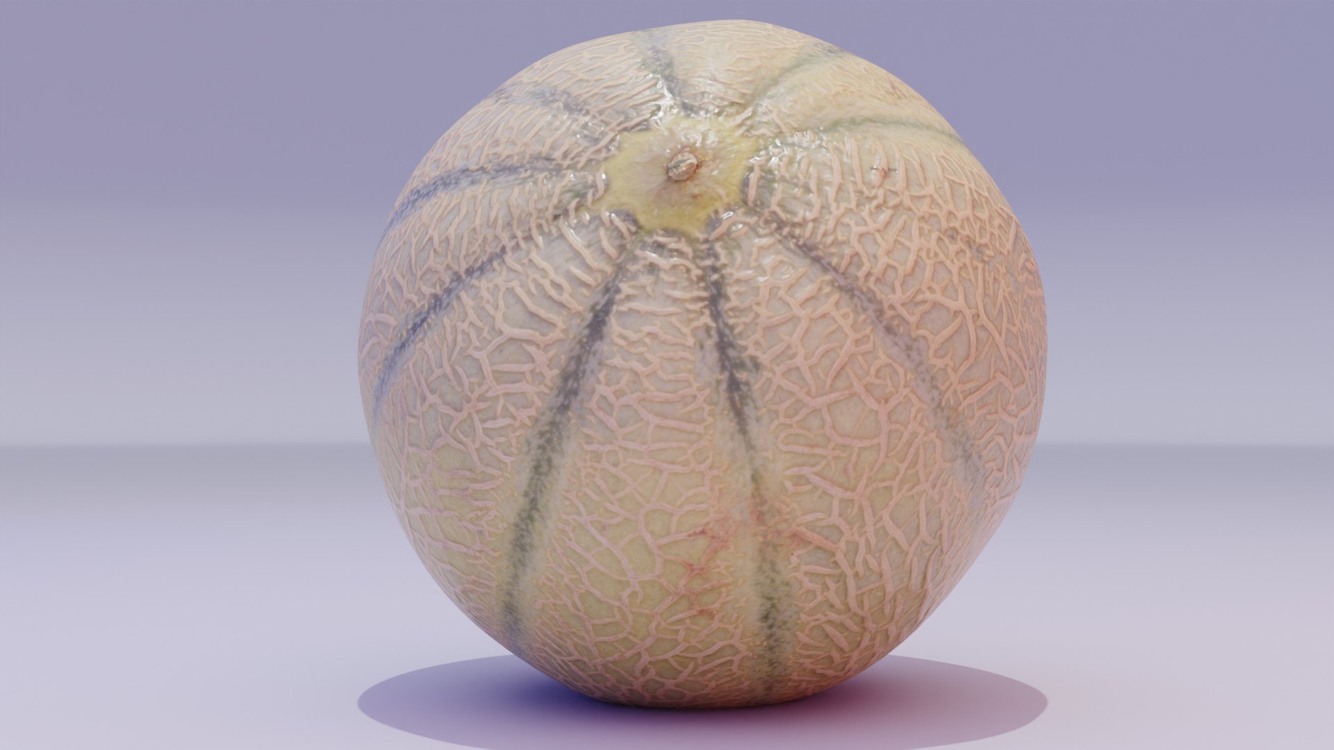 3D Model Melon Low Poly 3D Model - TurboSquid 1723431