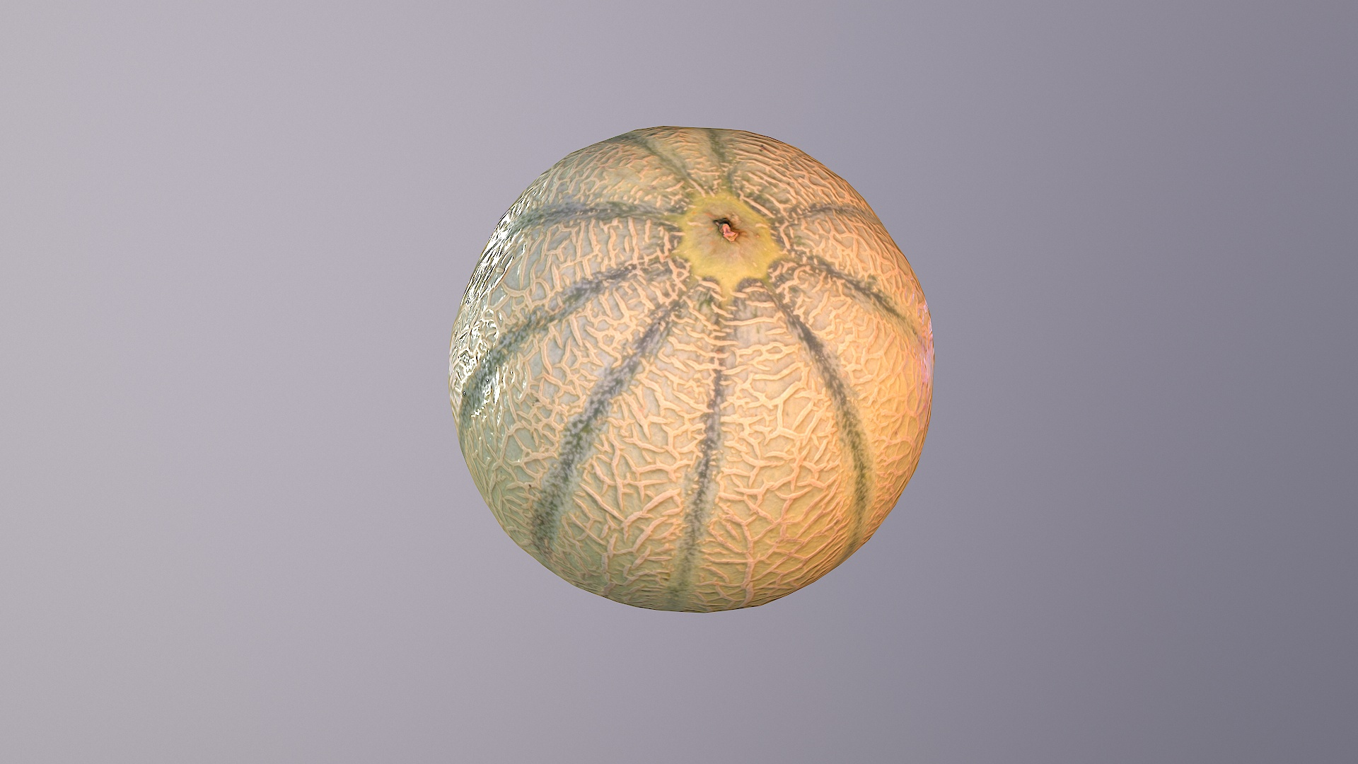 3D Model Melon Low Poly 3D Model - TurboSquid 1723431