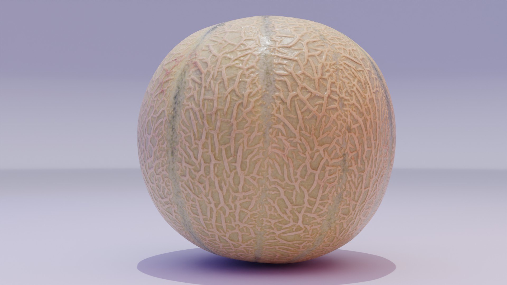 3D Model Melon Low Poly 3D Model - TurboSquid 1723431