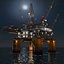 Oil Rig Night Scene Max
