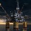 Oil Rig Night Scene Max