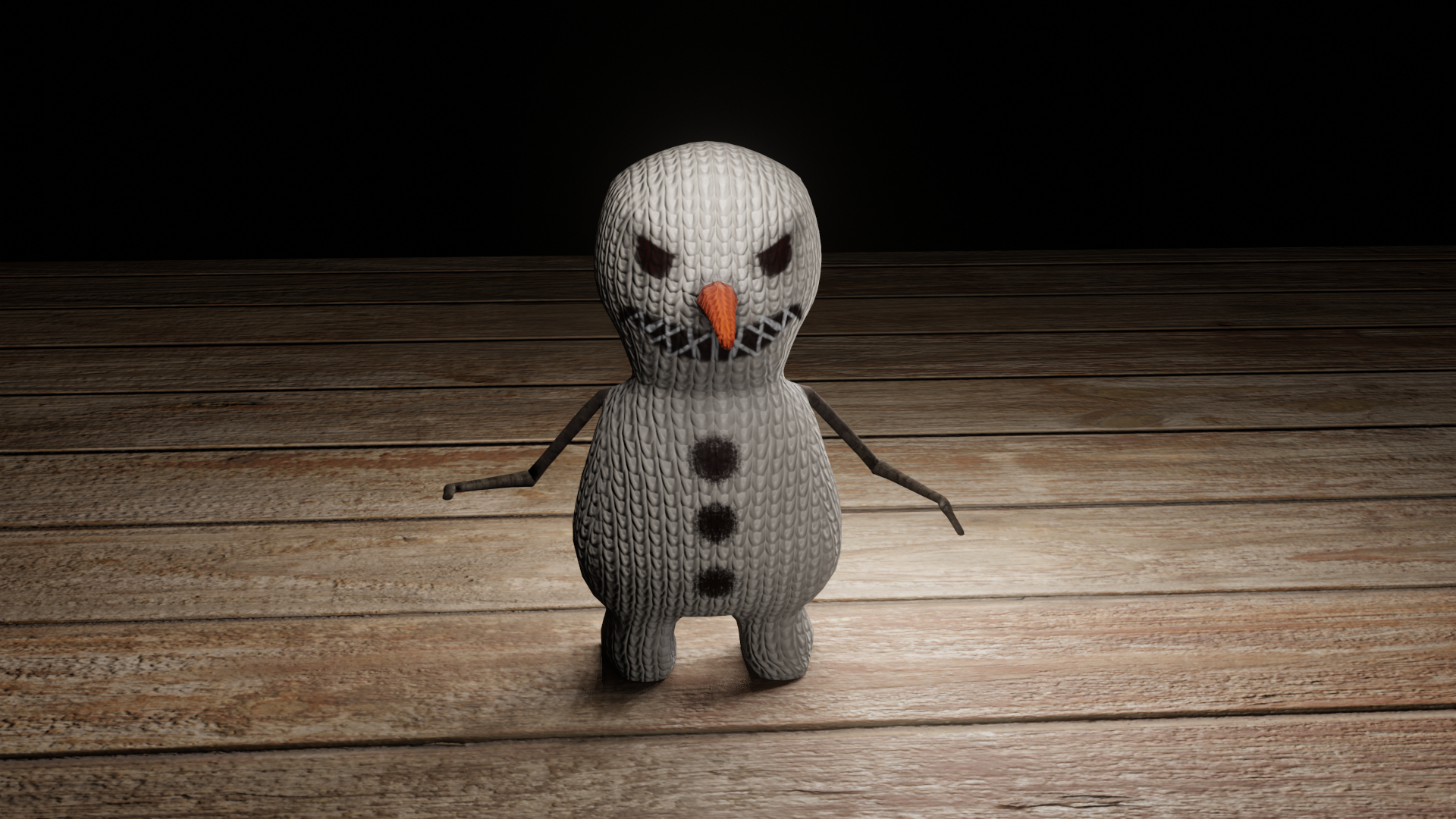 Snowman Evil 3D Model - TurboSquid 1992494