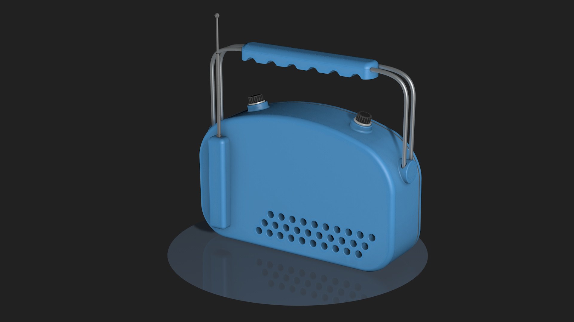 3D High Poly Vintage Radio V1 Model - TurboSquid 1811183