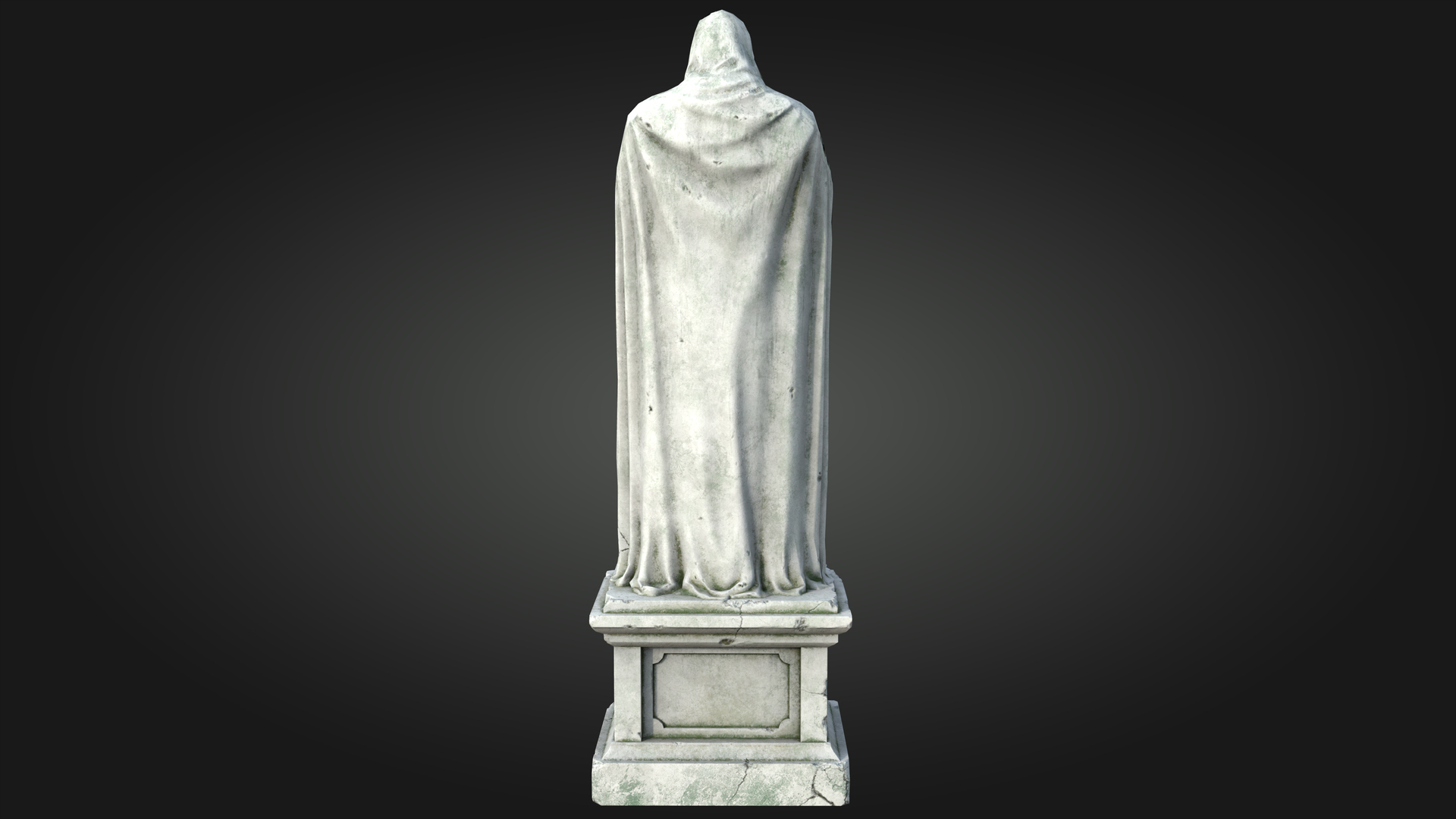 Ancient plaster statue knight 3D model - TurboSquid 1710672