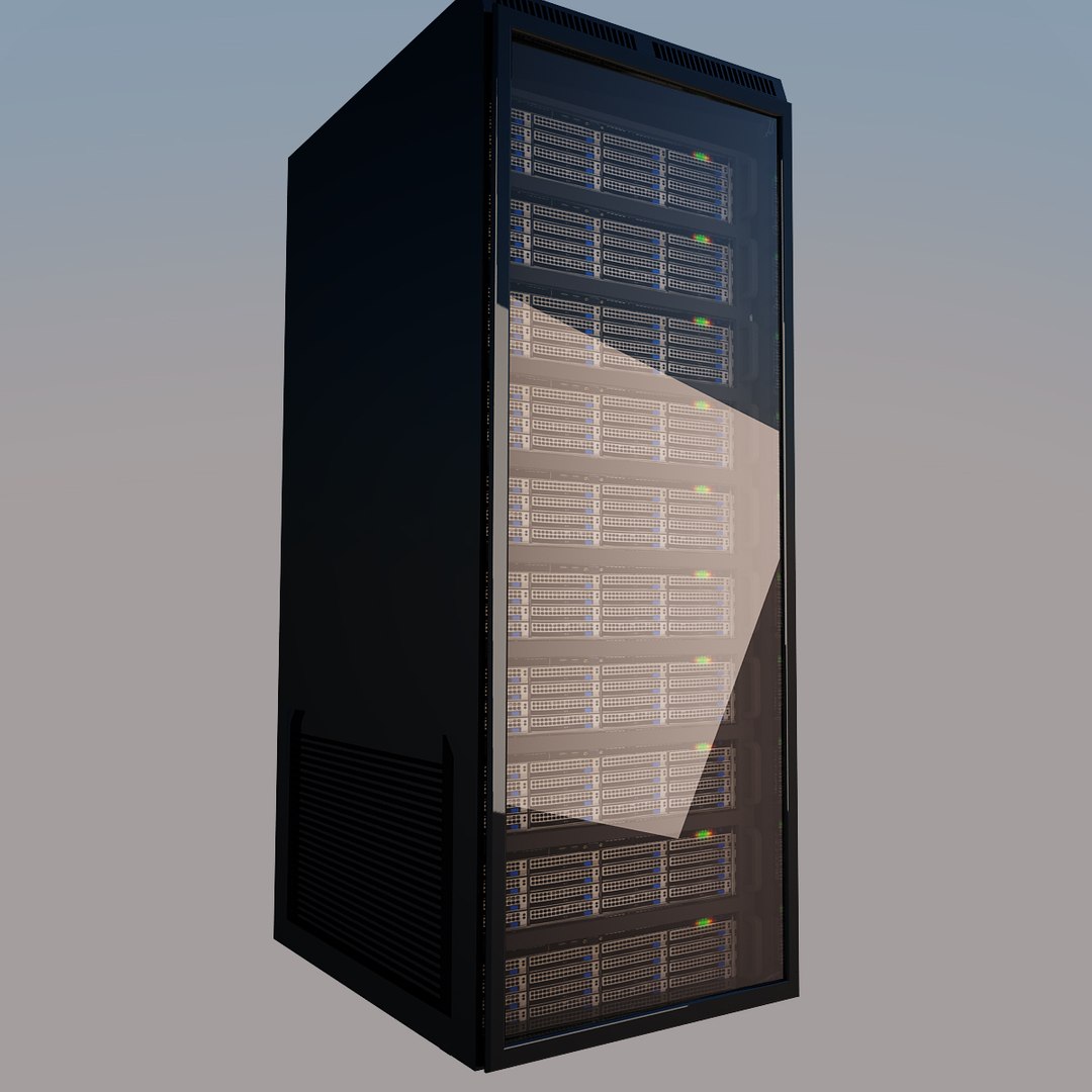 3d Server Rack