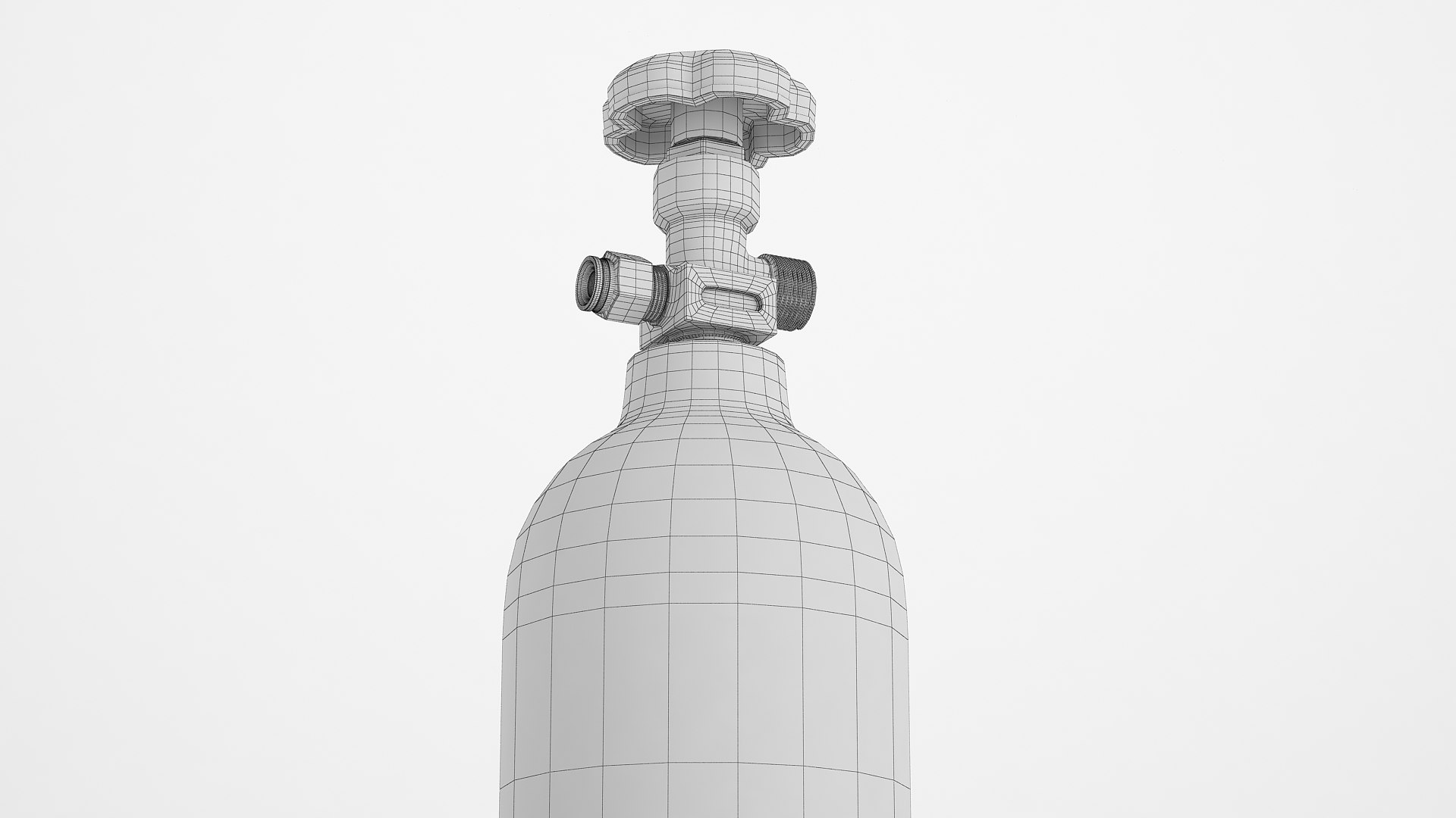 3D Model Oxygen Gas Cylinder - TurboSquid 1670378