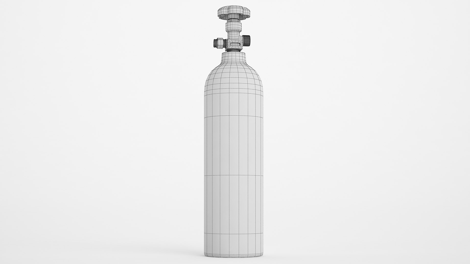 3D Model Oxygen Gas Cylinder - TurboSquid 1670378