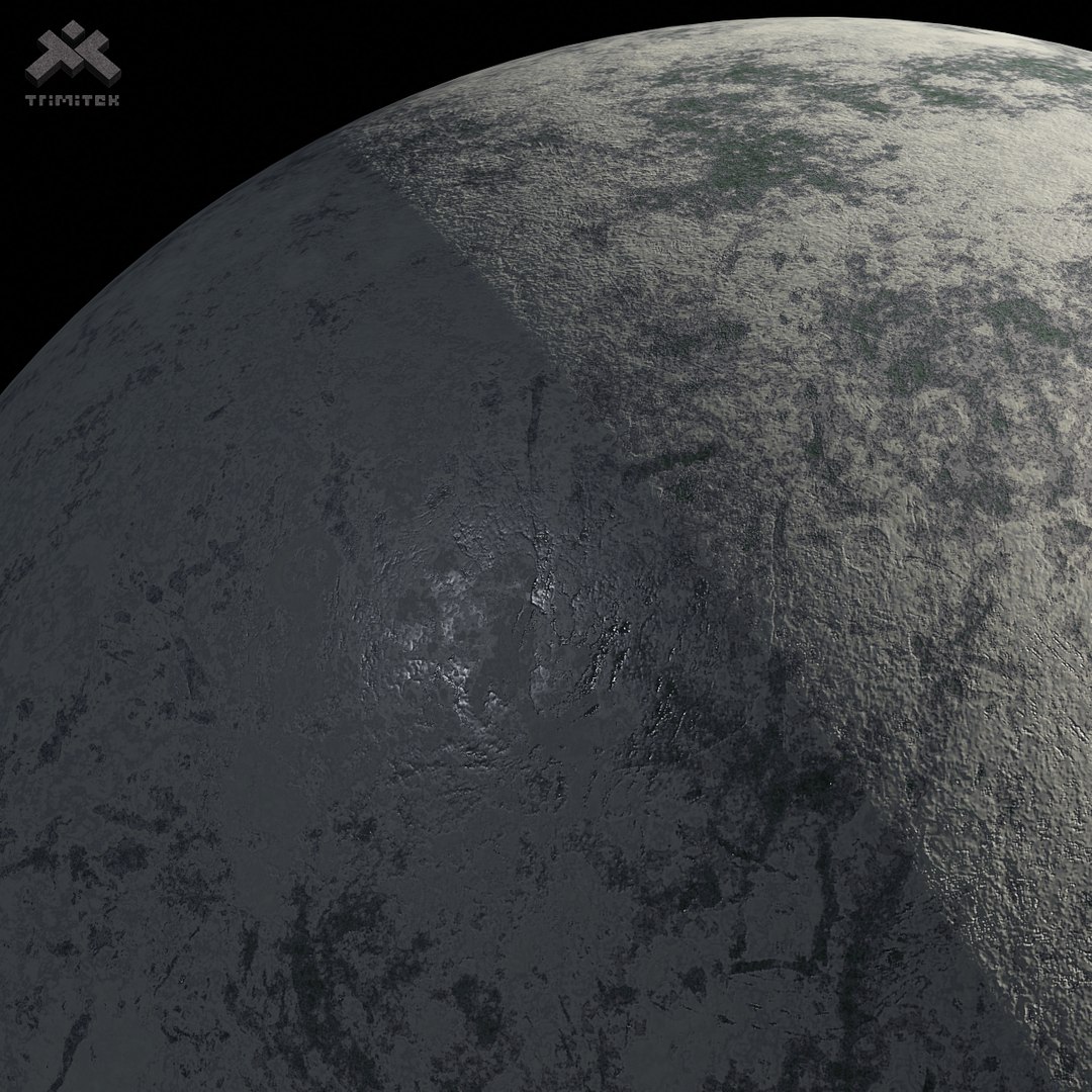 Icy Moon 01 - 8k PBR - Metal and Gloss versions 3D model - TurboSquid ...