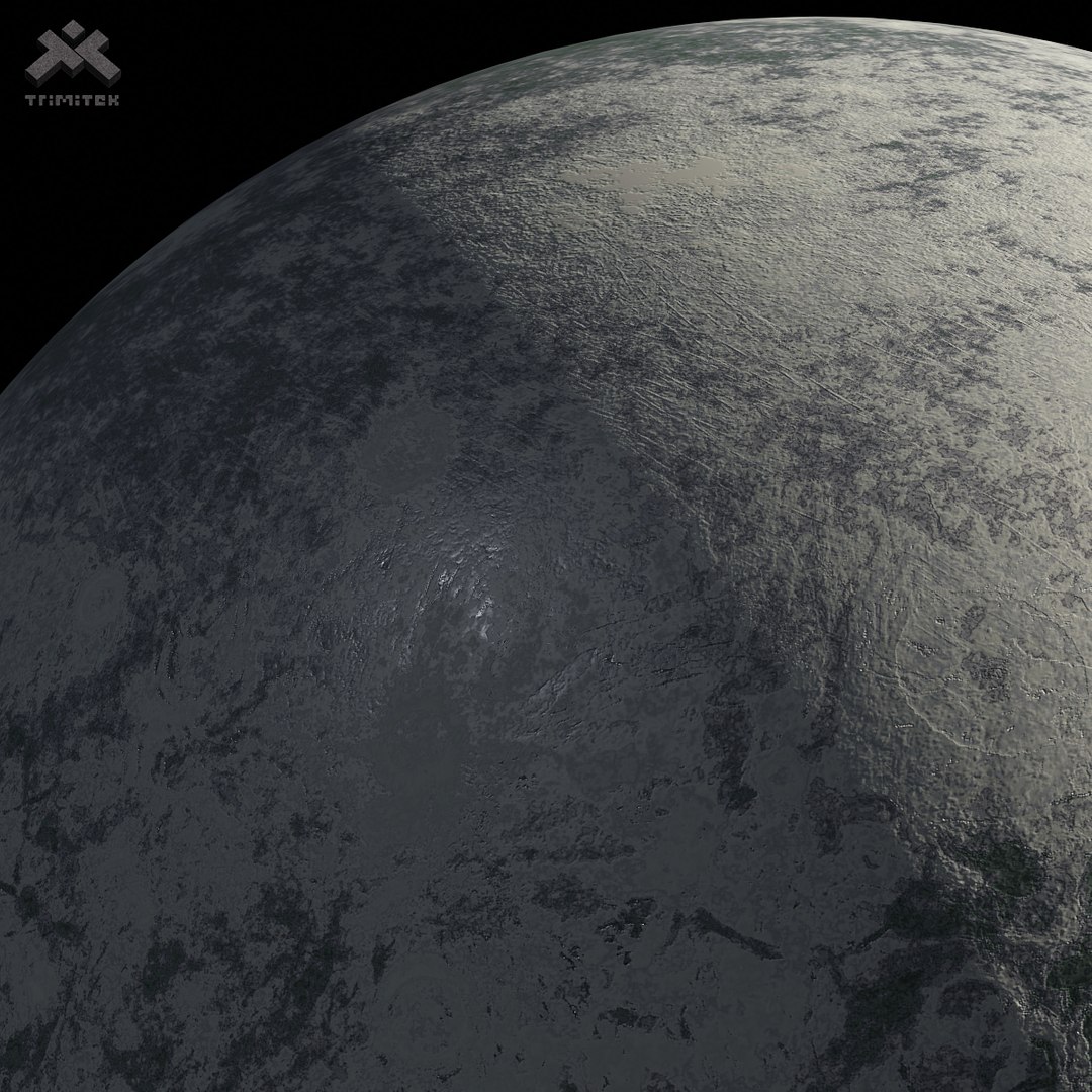 Icy Moon 01 - 8k PBR - Metal and Gloss versions 3D model - TurboSquid 2179654