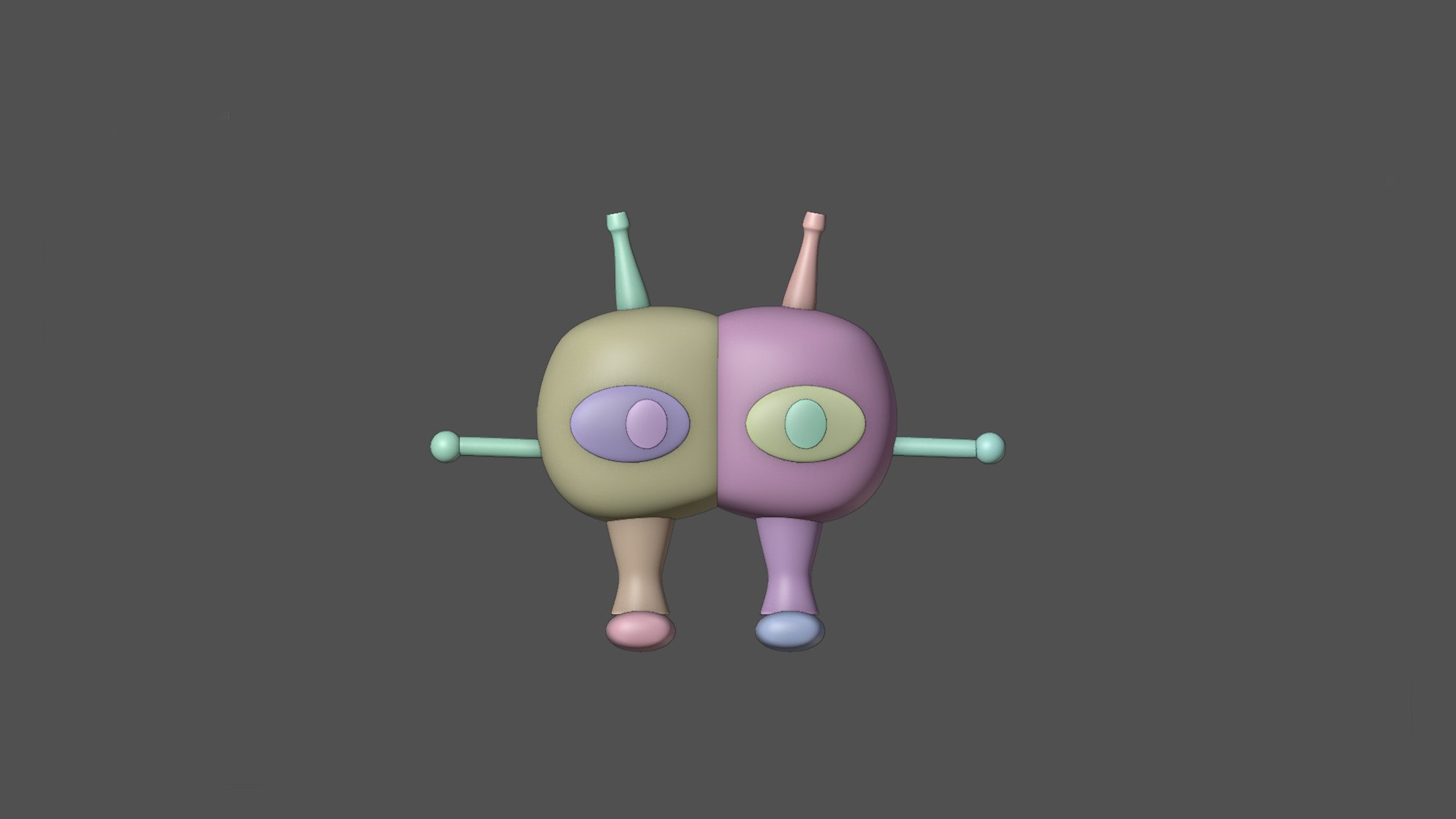 3D Base Mesh Heart Monster Model - TurboSquid 2370052