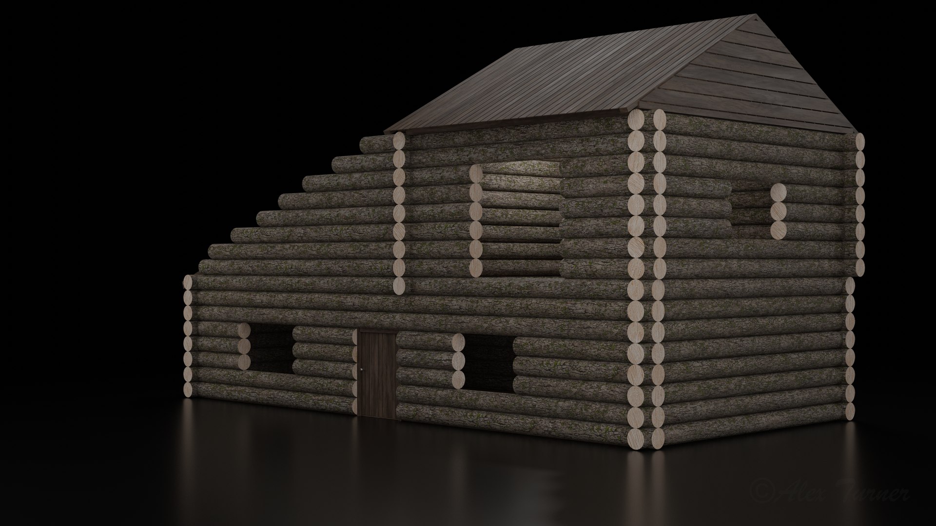3D Model LogCabin - TurboSquid 2213794