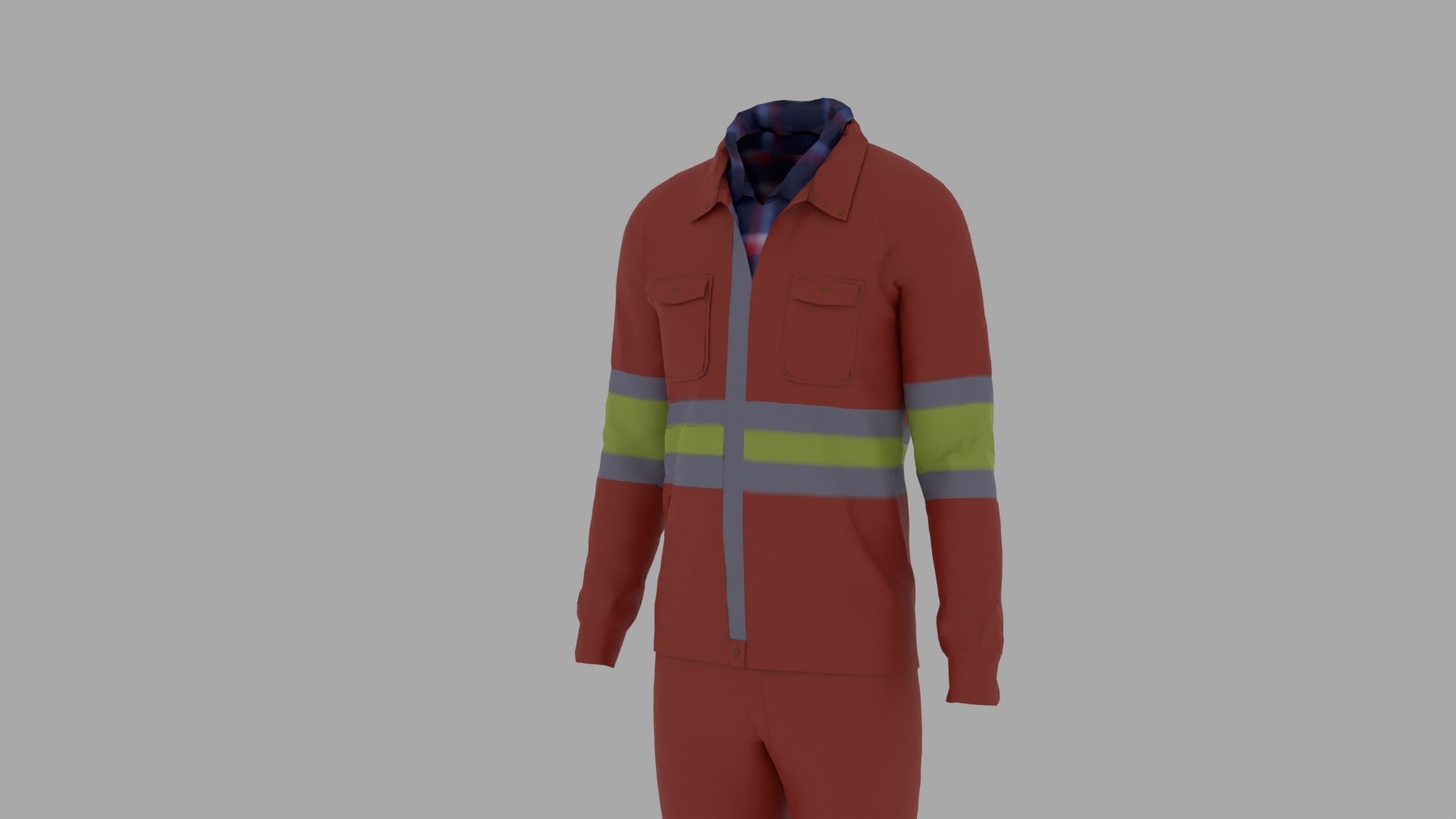 Worker Cloth 3D Model - TurboSquid 1973076