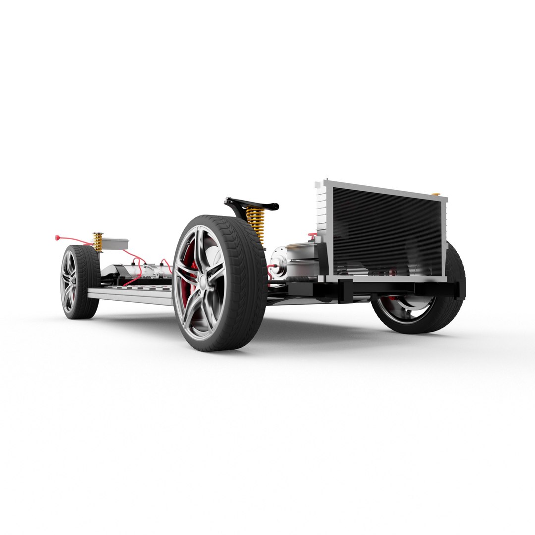 3D Model Generic Electric Car With Internal Parts - TurboSquid 1985804