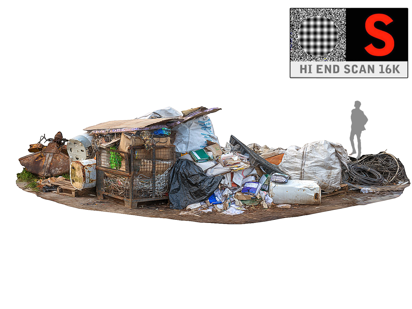 3D industrial wastes pack 15 model - TurboSquid 1222210