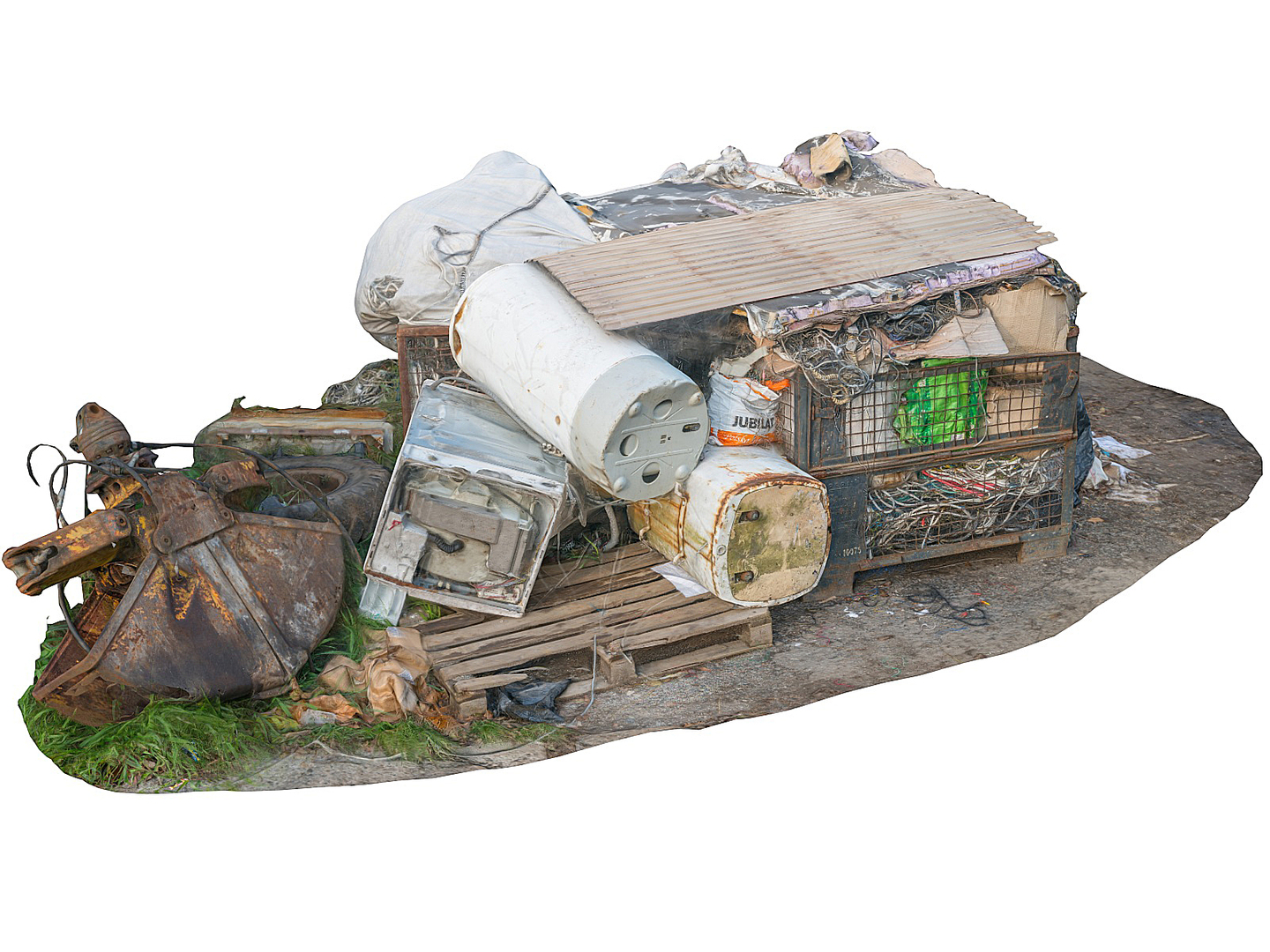 3D industrial wastes pack 15 model - TurboSquid 1222210